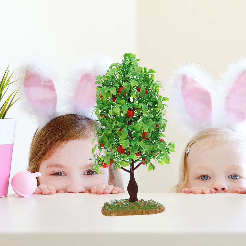 MLINS 2Pcs Fruit Tree Landscaping Model Plastic Architecture Trees ...