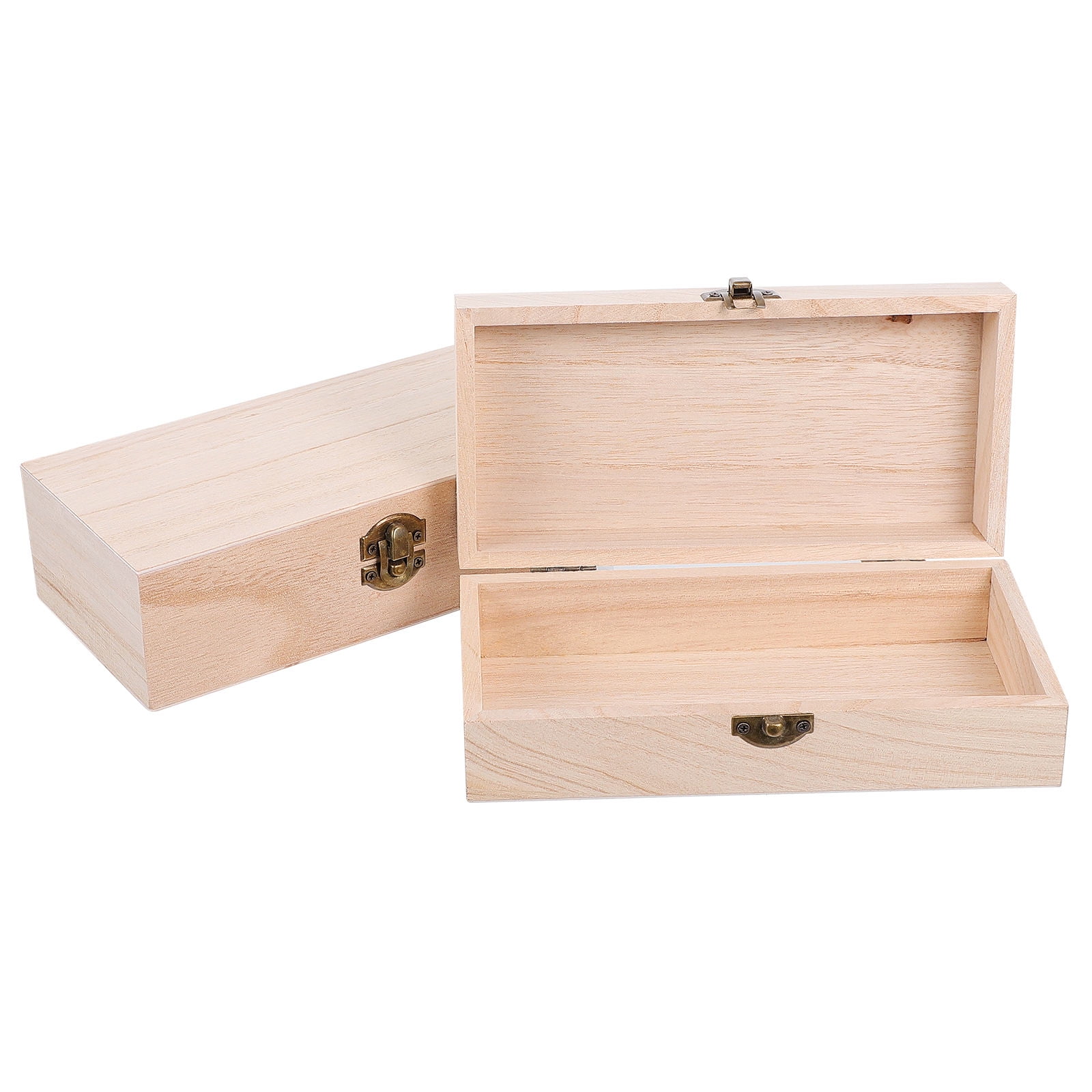 FOMIYES Decorative Trinket Box Beige 2Pcs 7.9x3.9x2.4in - Walmart.com