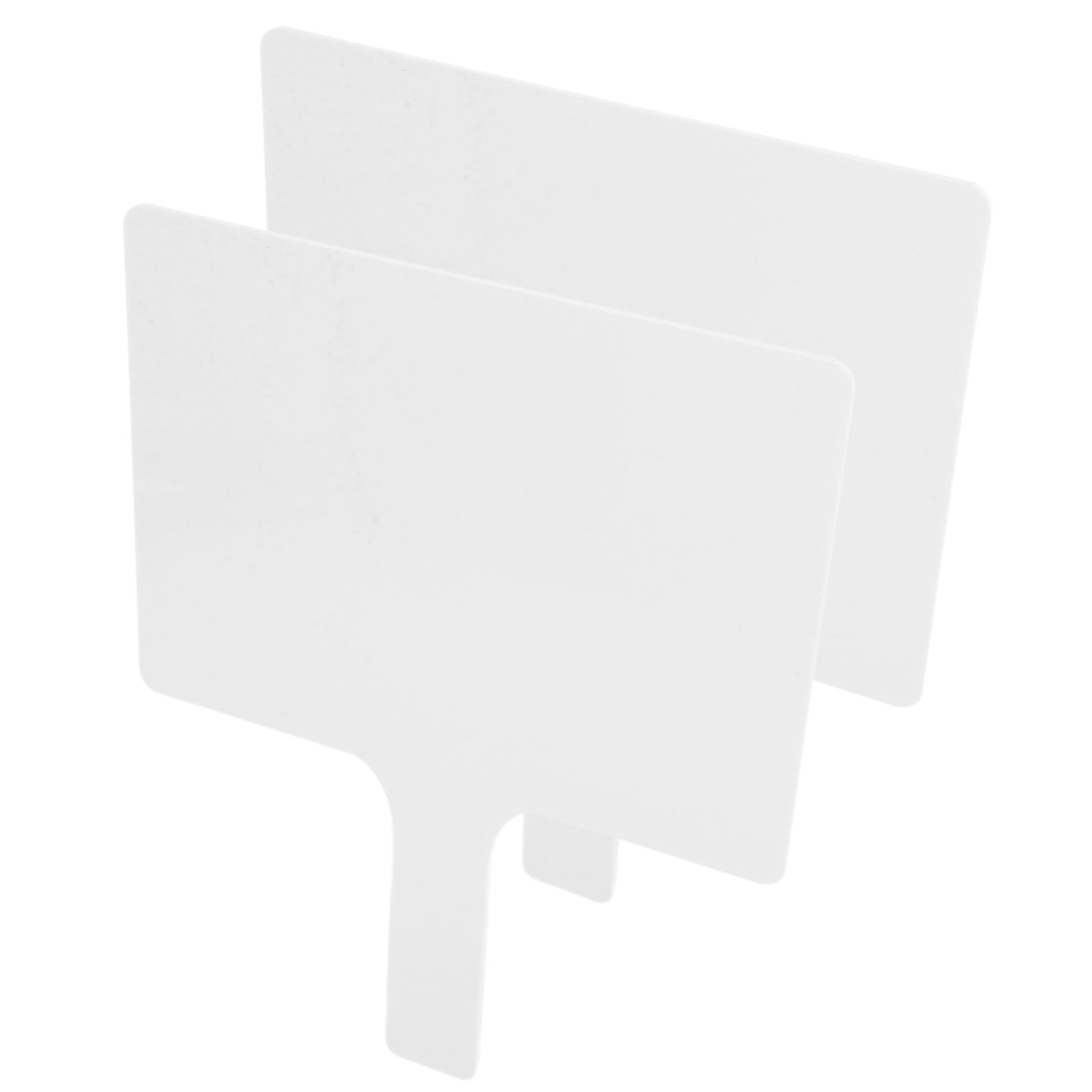 2Pcs Classroom Handheld Double Sided Dry Erase Paddle Boards with ...