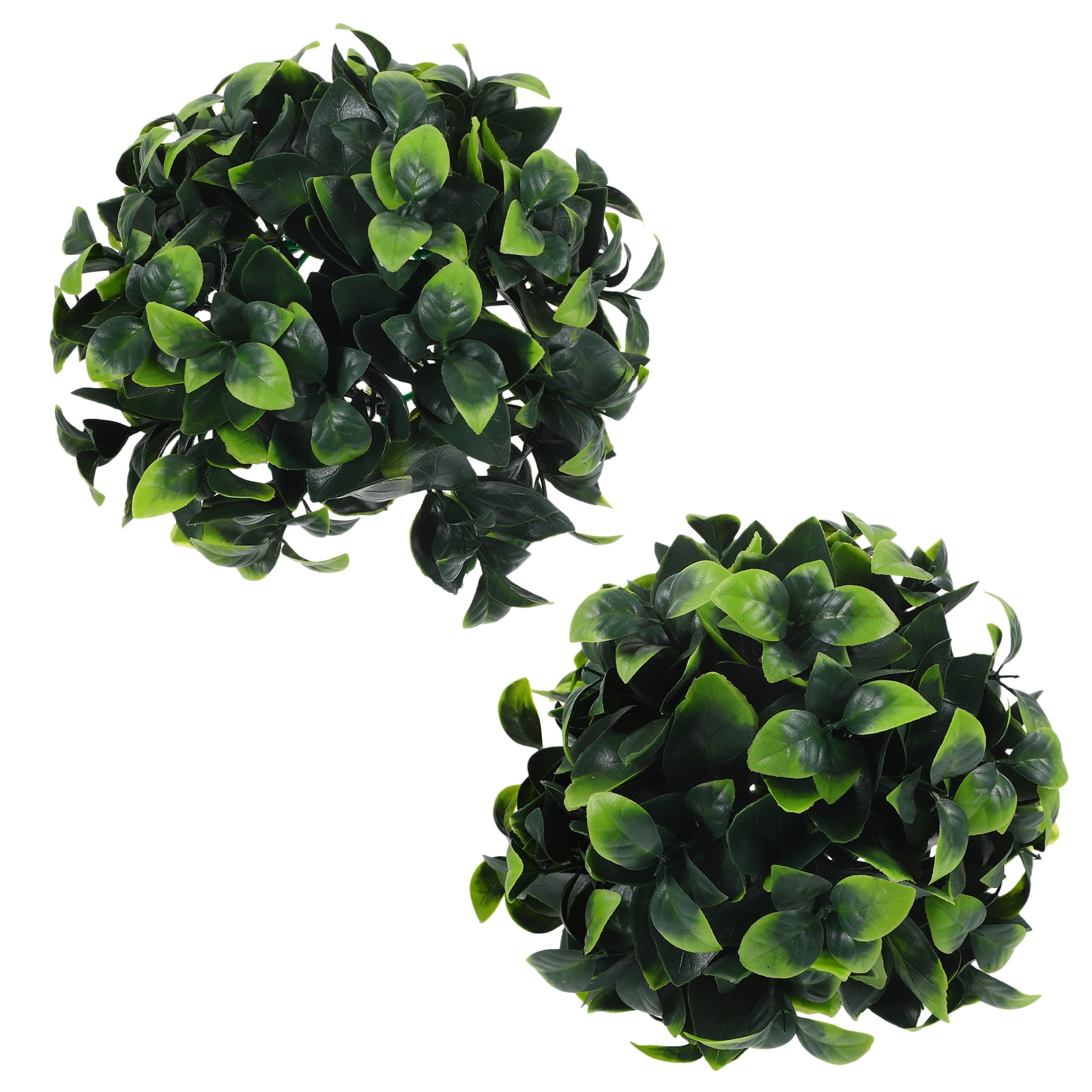 MLINS 2Pcs Hanging Topiary Plant Ball Highly Simulation Topiary Grass ...