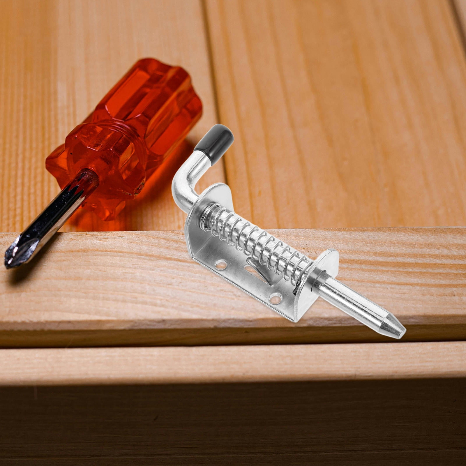 MLINS 2Pcs Heavy Duty Iron Spring Loaded Latch Pins Mechanical Hinge ...