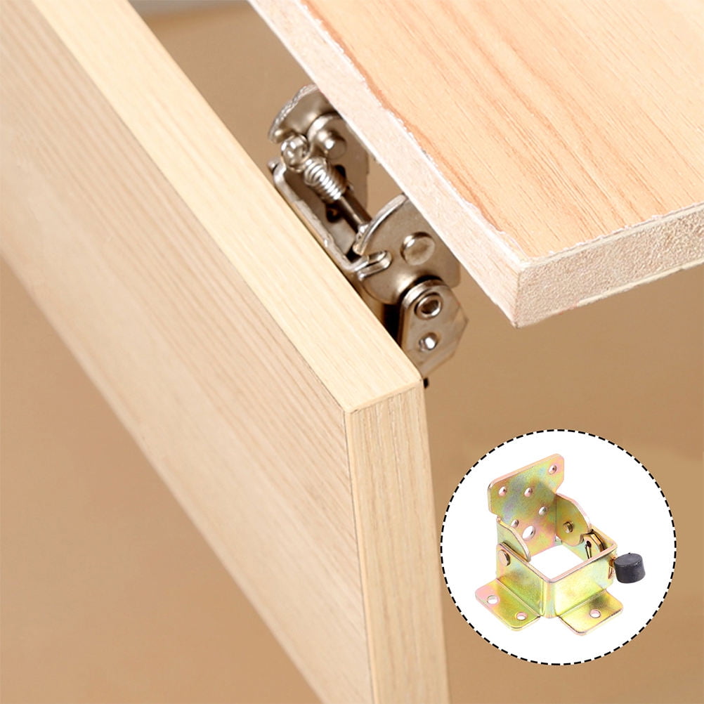 MLINS 2Pcs Heavy Duty Table Leg Hinge Table Leg Hinge Angled Exterior ...