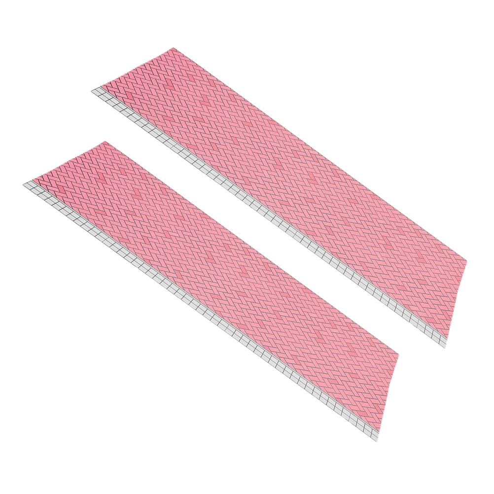 2Pcs Pink ABS Mini House Floor Decoration Sand Table Floorboard Prop ...