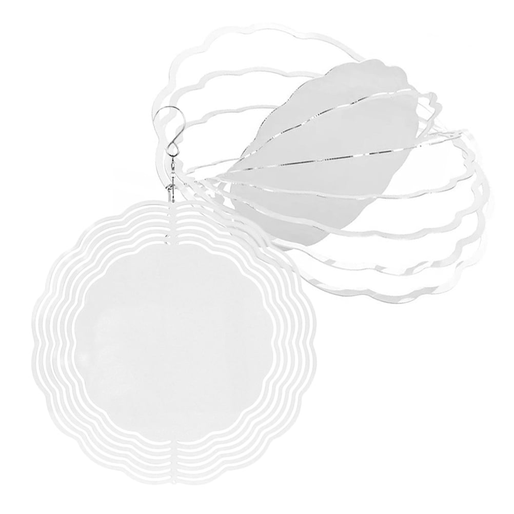 MLINS 2Pcs Sublimation Blank Wind Spinner Decoration Outdoor Garden ...