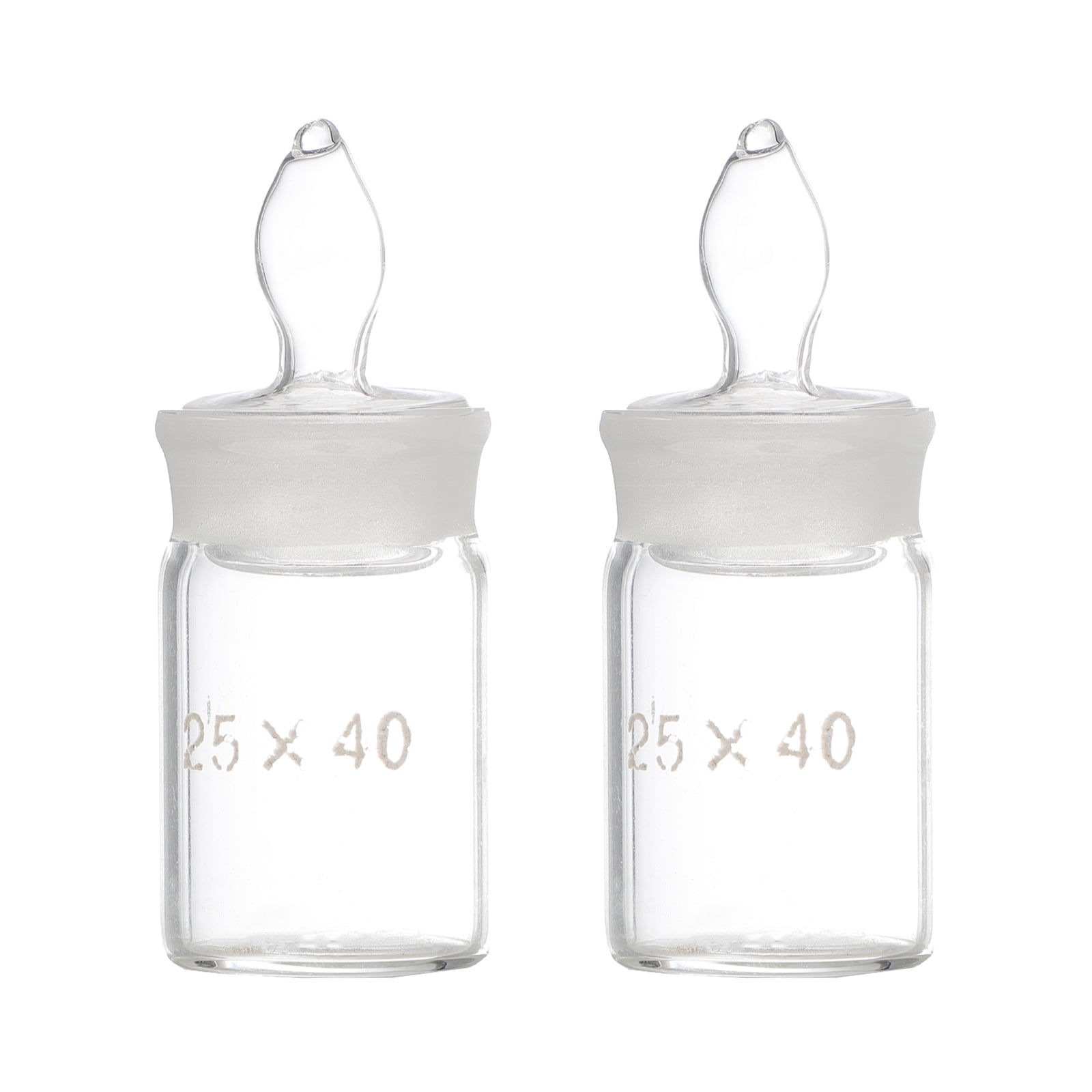 MLINS 2Pcs Weighing Bottle Flat Low Form Specific Gravity Bottle for ...