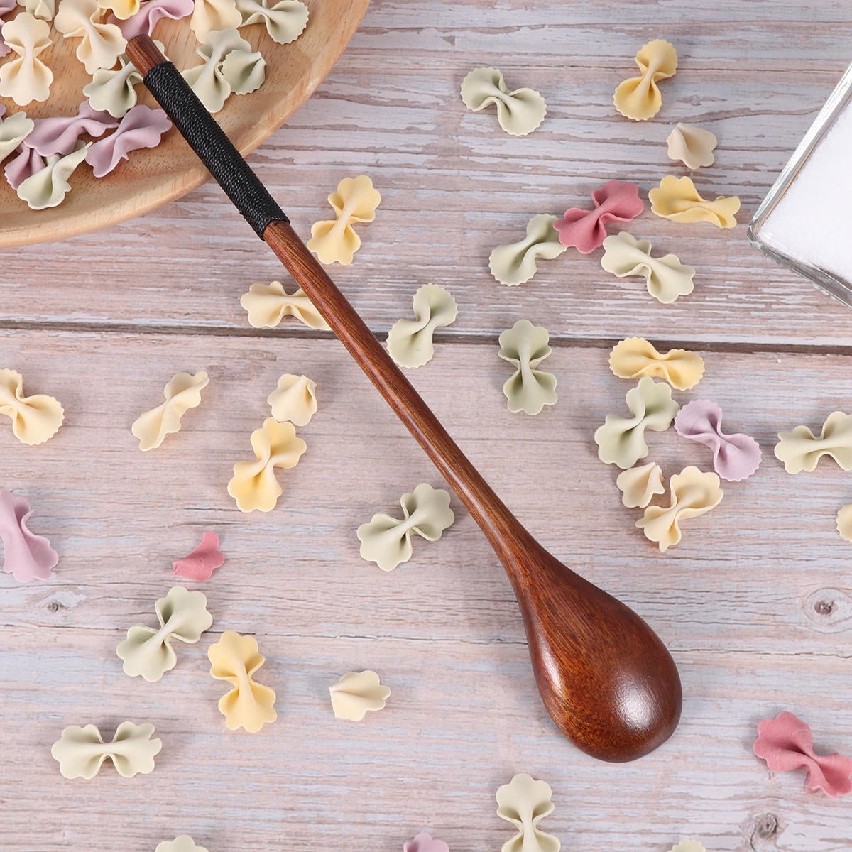 FELTECHELECTR Honey Spoons Safe for Cups Dishes and Bowls Wooden Spoon ...