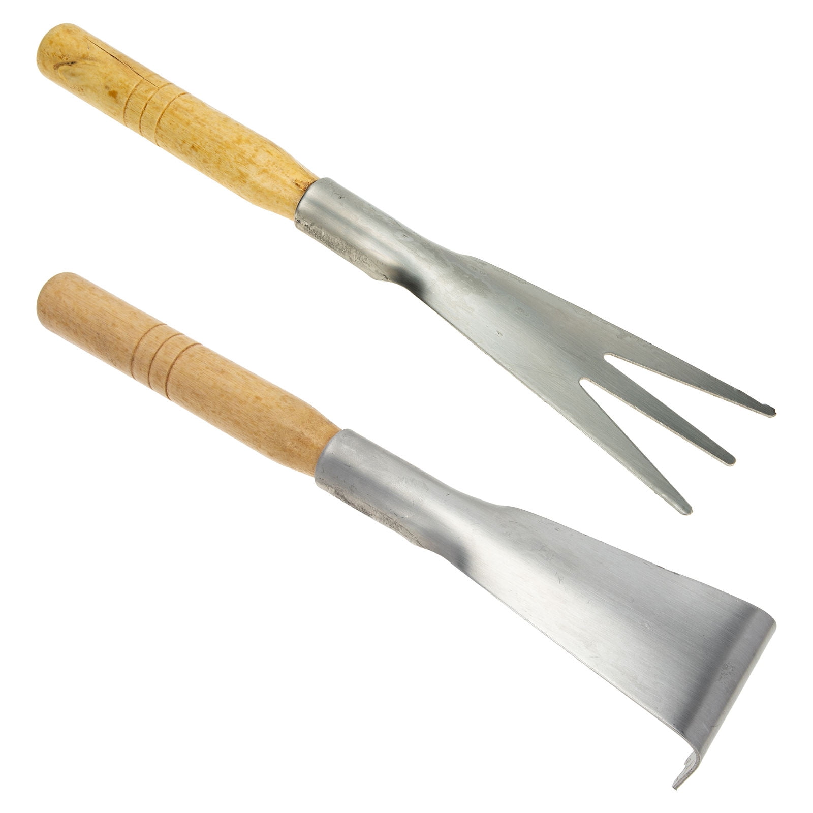 MLINS 2Pcs Wooden Handle Trowel Shovels Manual Shovels Toothed Digging ...
