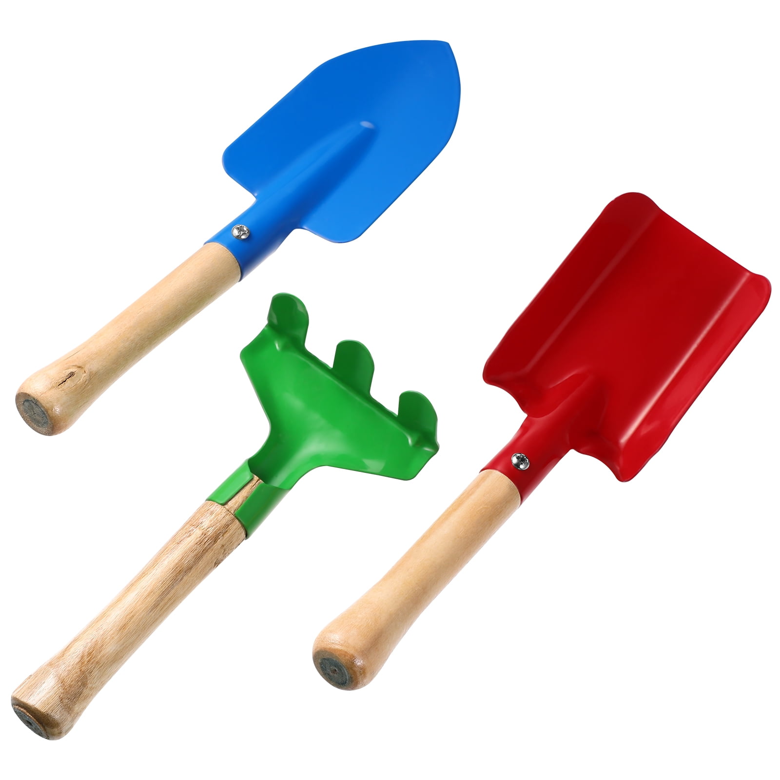 MLINS 2Sets Assorted Color Mini Garden Tool Trowel Rake Shovel Set for ...