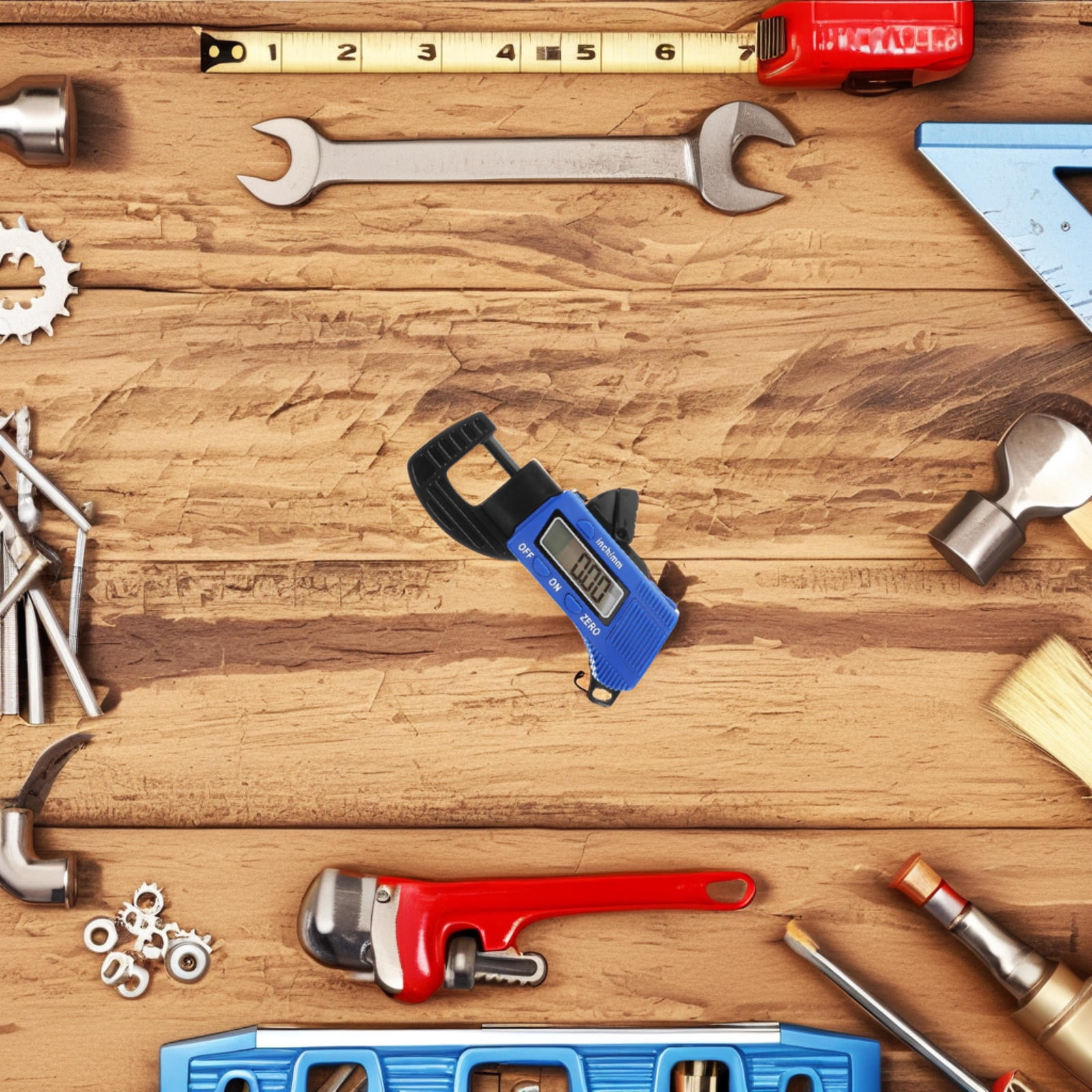 MLINS 2pcs 0.5" Mini Portable Digital Thickness Caliper Micrometer ...