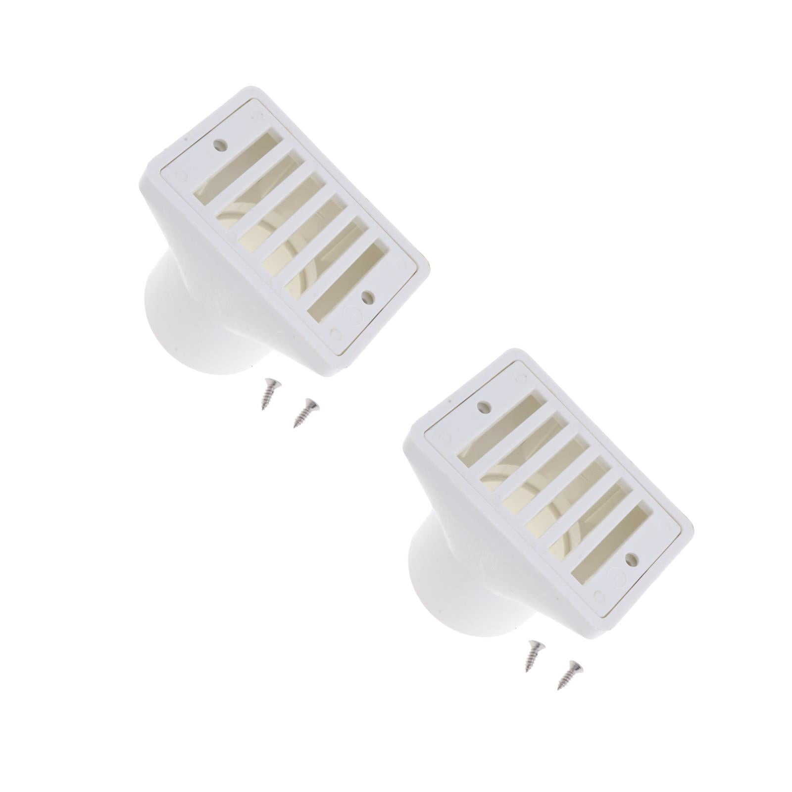 MLINS 2pcs 1.5-inch Swimming Pool Bottom Drainer Square Main Drainer ...