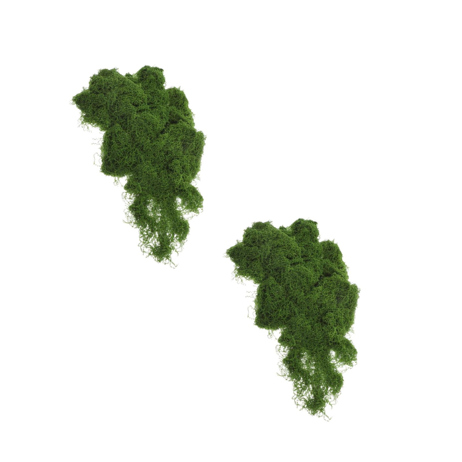 GAXIRE 2pcs 1 Bag Artificial Moss for Indoor Plants Craft Planter ...