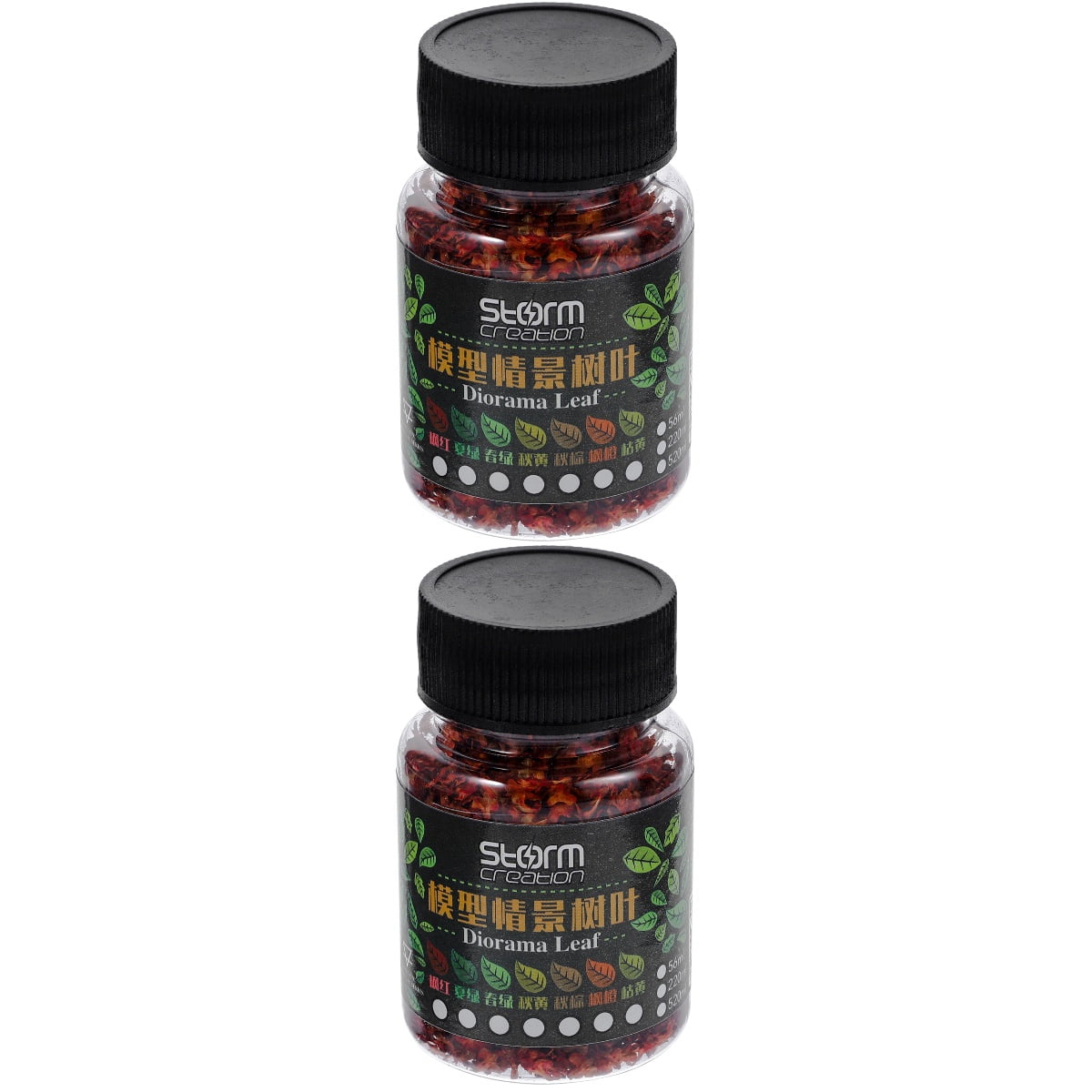 MLINS 2pcs 1 Bottle of Miniature Leaves Mini Simulation Leaves Mini ...