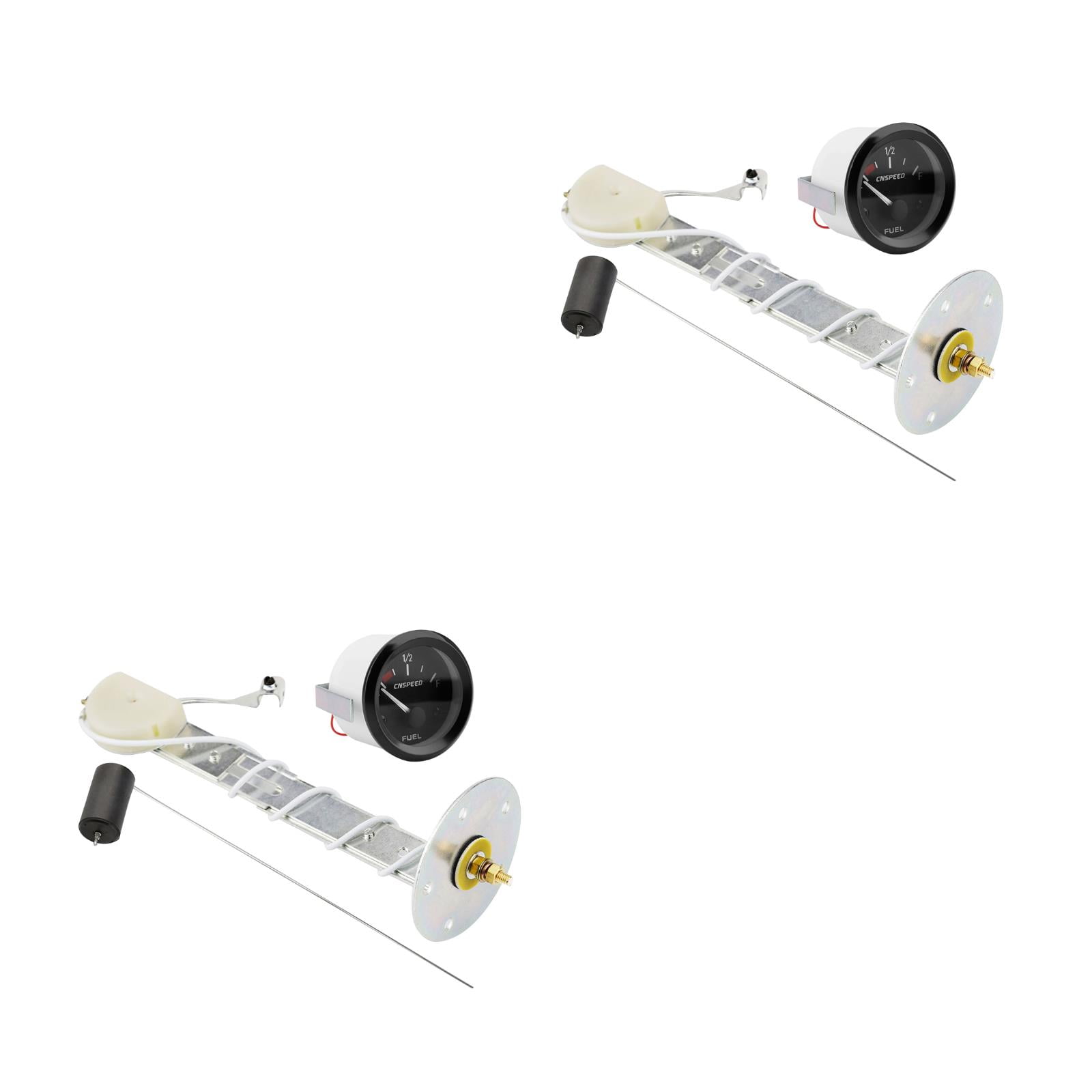 MLINS 2pcs 12V Universal Automobile Refitting Instrument Oil Level ...