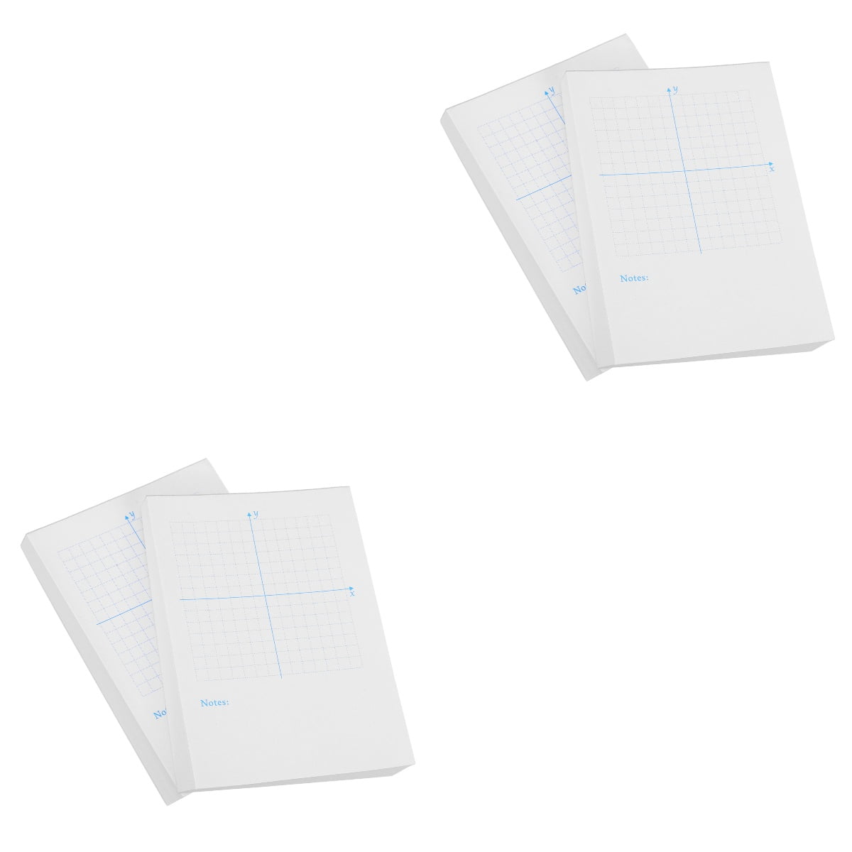 MLINS 2pcs 2 Books Of Math Drawing Graphing Papers Xy Coordinate Graph ...