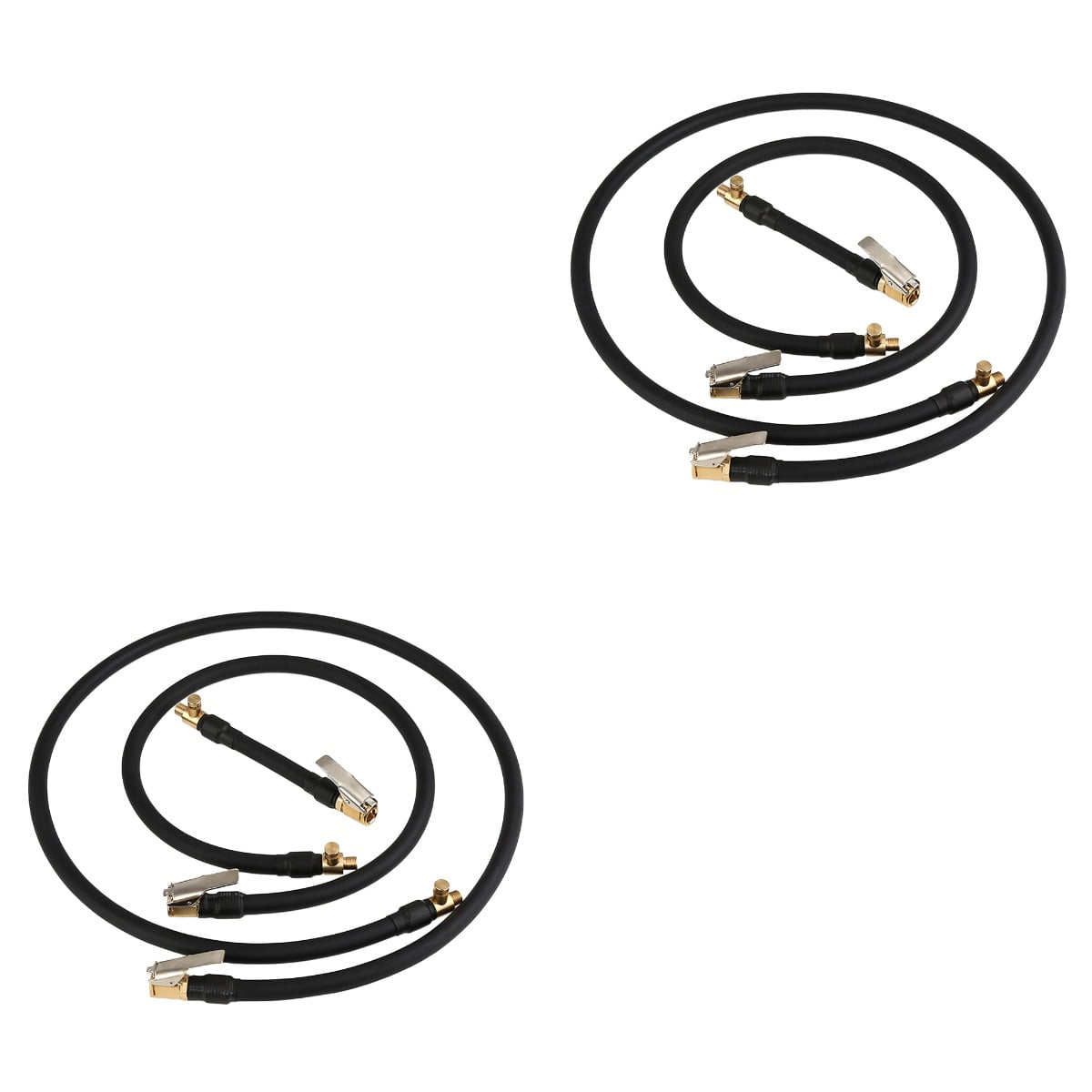 MLINS 2pcs 60cm Flexible Rubber Car Wheels Stems Extensions Tube ...