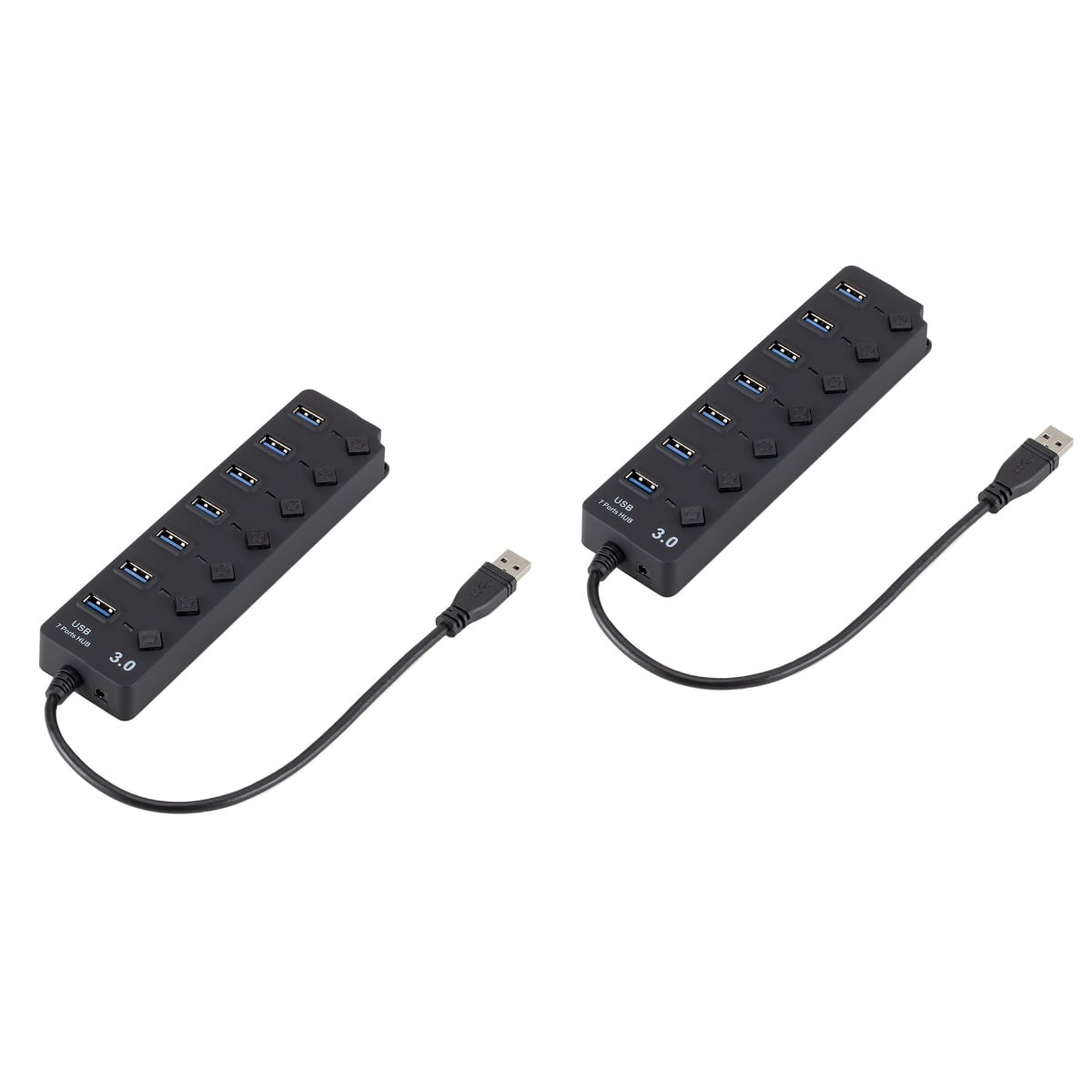 MLINS 2pcs 7 Ports USB HUB Independent USB 3.0 Divider for Computer ...