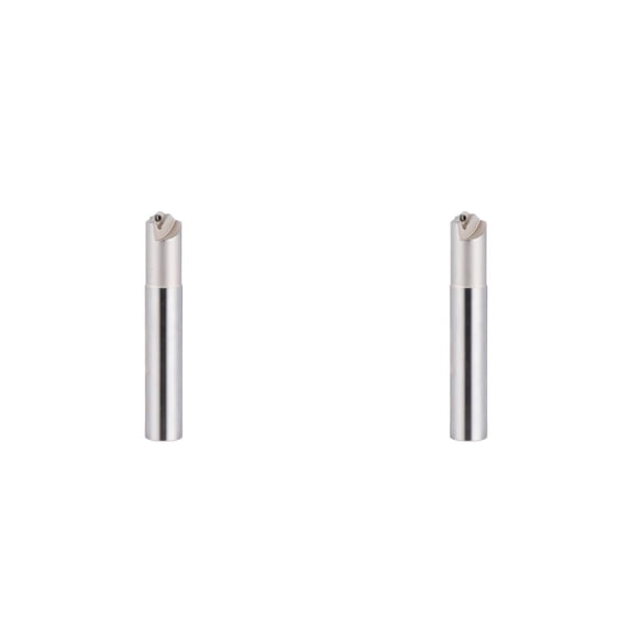 MLINS 2pcs 90 Degree Chamfer Indexable Mill Cutter Arbor Carbide ...
