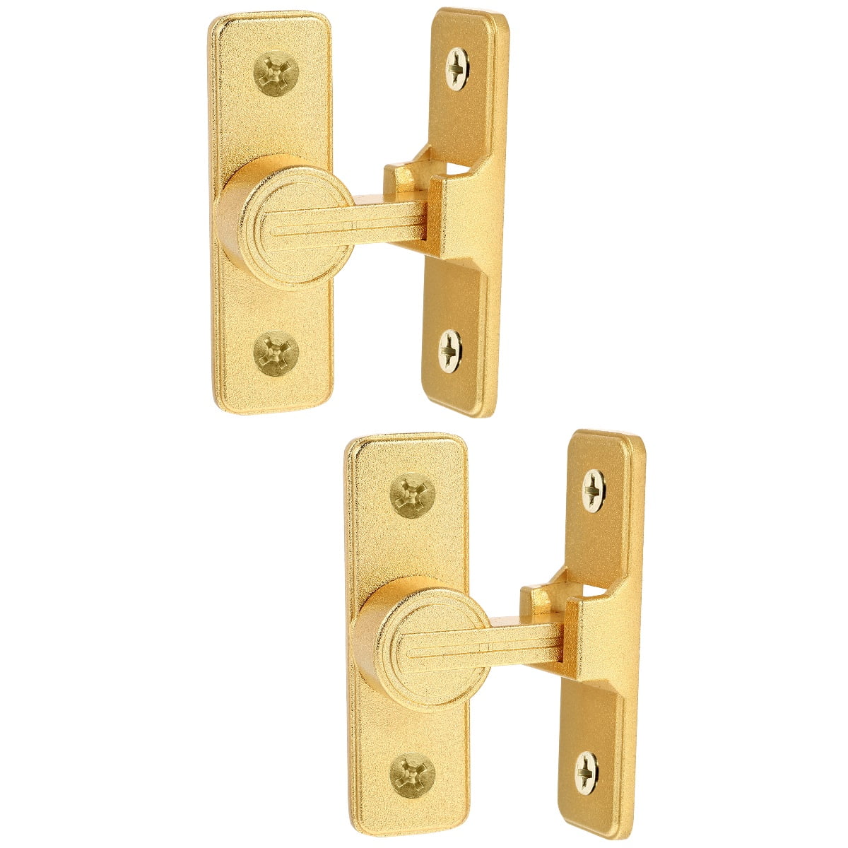 MLINS 2pcs Adhesive Barn Gate Door Lock Right Angle Door Latch Luminous ...
