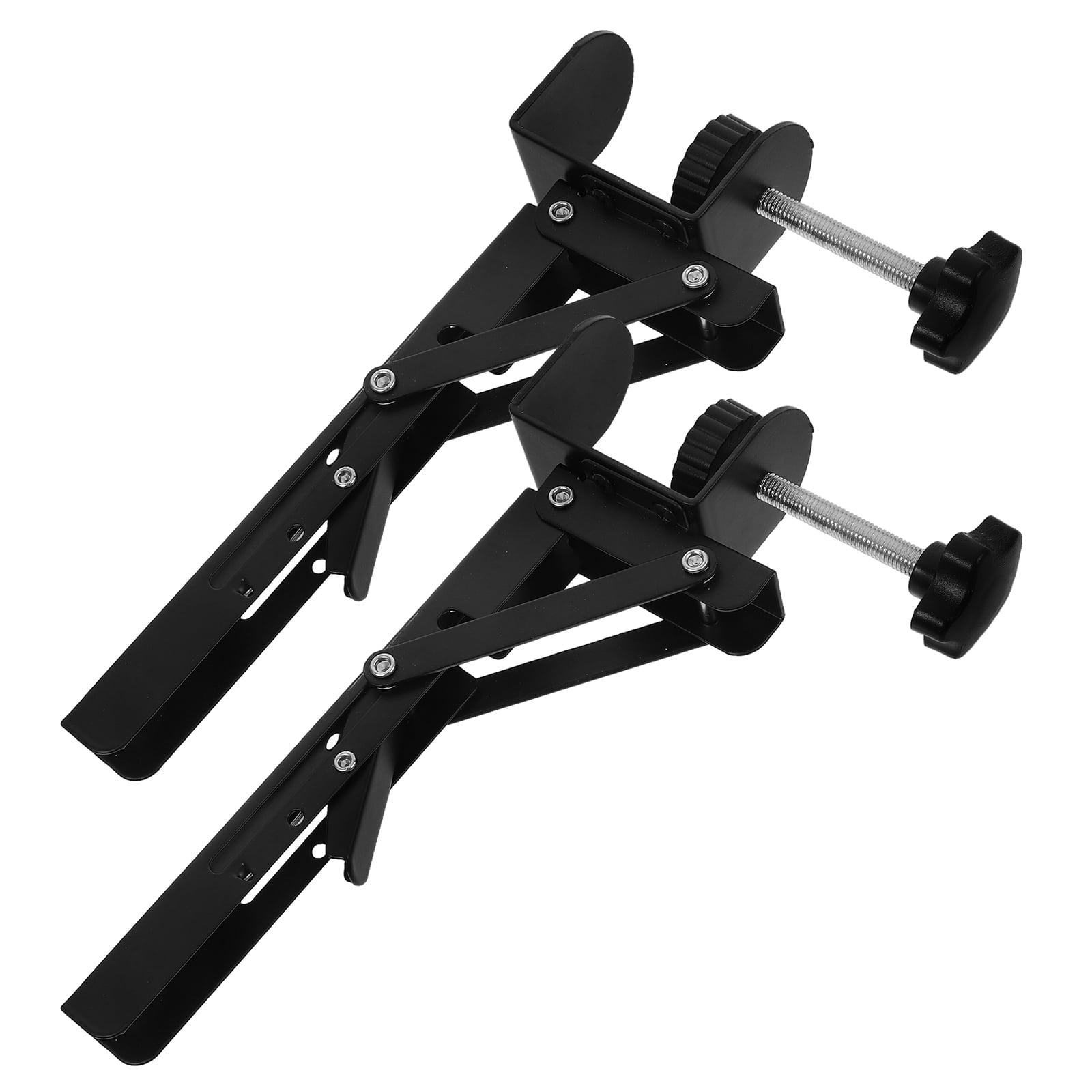 FENGGUIQU Ergonomic Armrest Desk Shelf Extender Black in Stainless ...