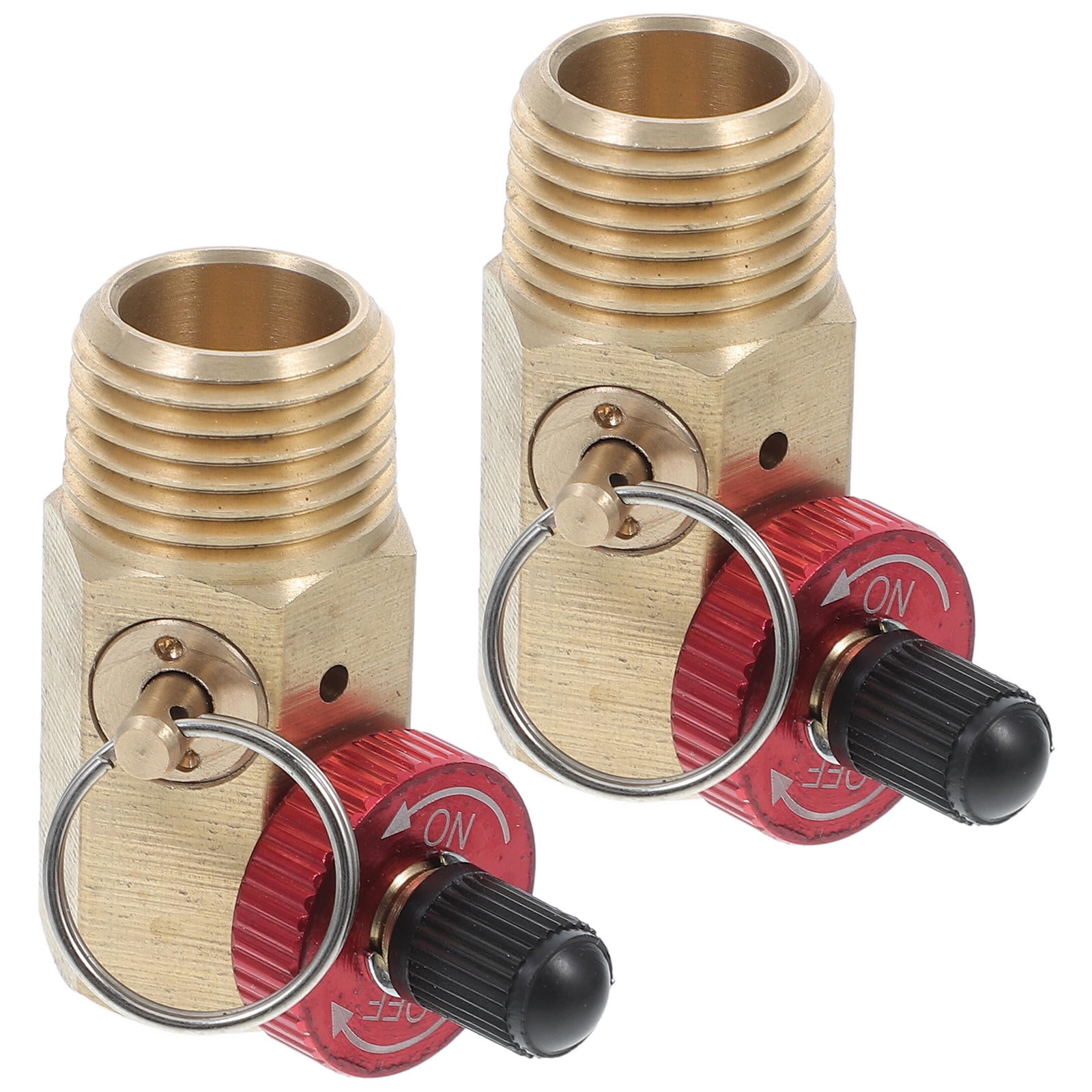 MLINS 2pcs Air Tank Manifold With Fill Port Brass Safety Valve And ...
