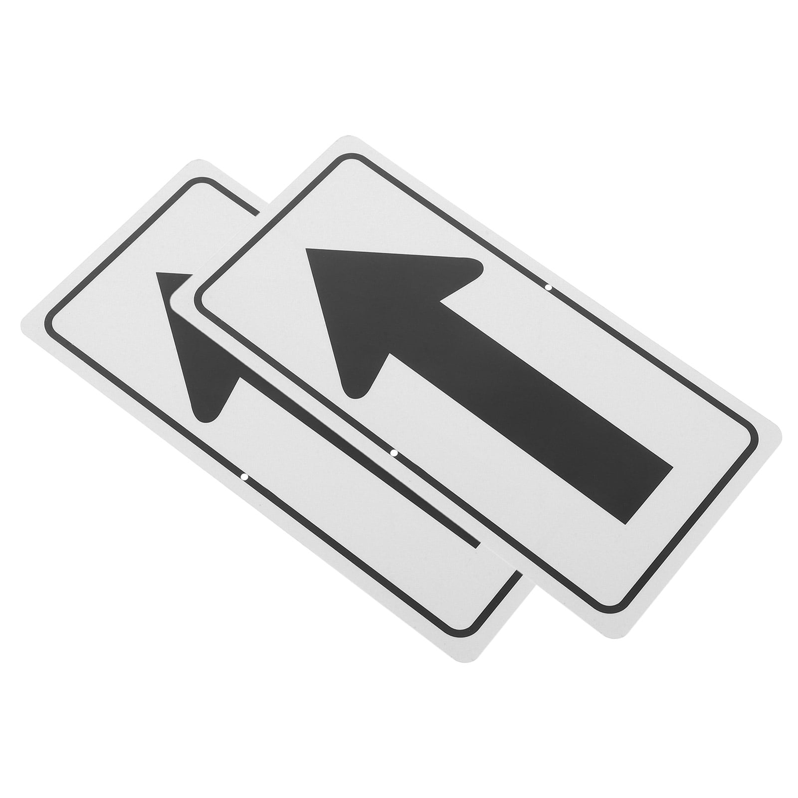 MLINS 2pcs Aluminum Reflective Arrow Signs Weatherproof Direction Signs ...