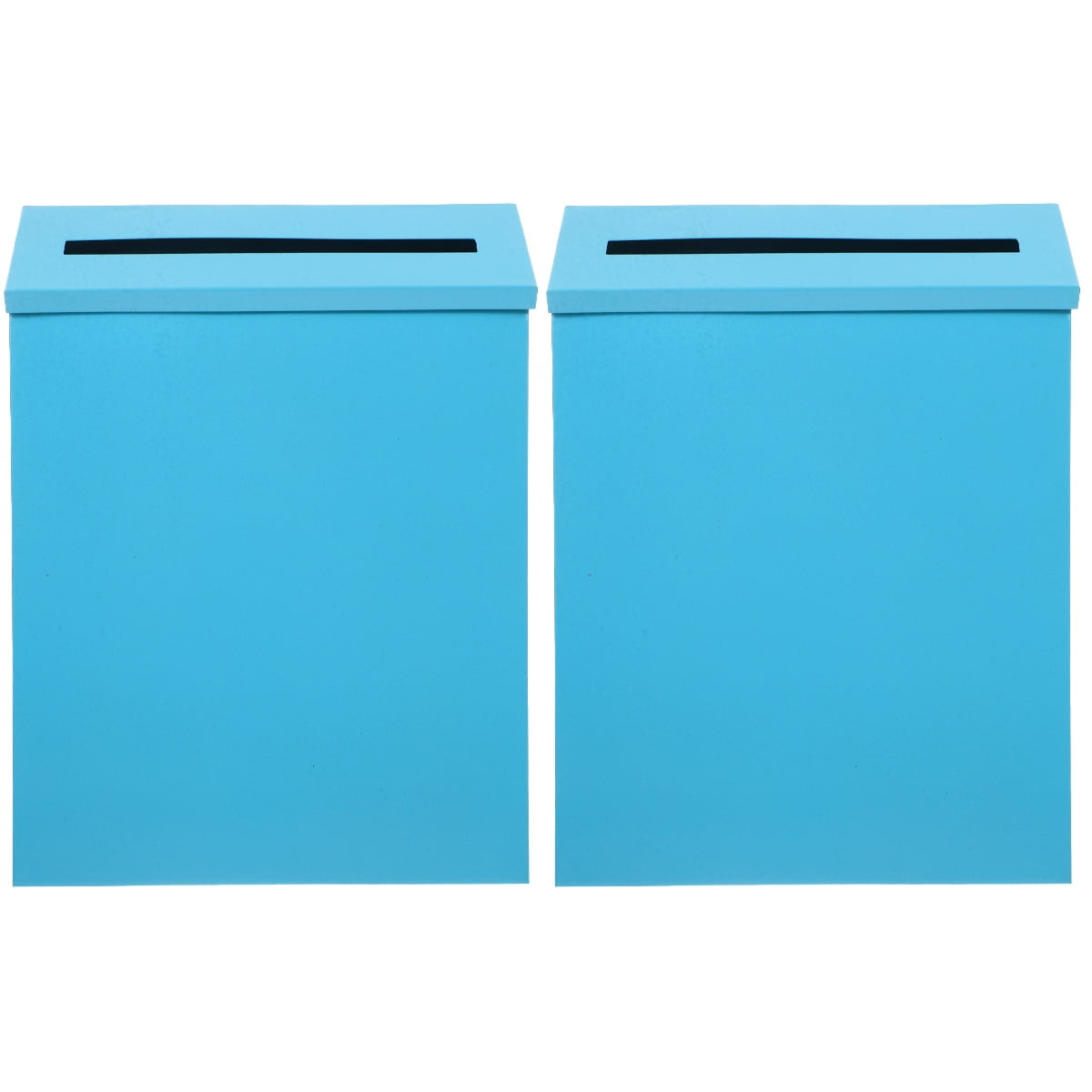 MLINS 2pcs Antique Letter Box Wall Mount Mailbox Outdoor Letter Box ...