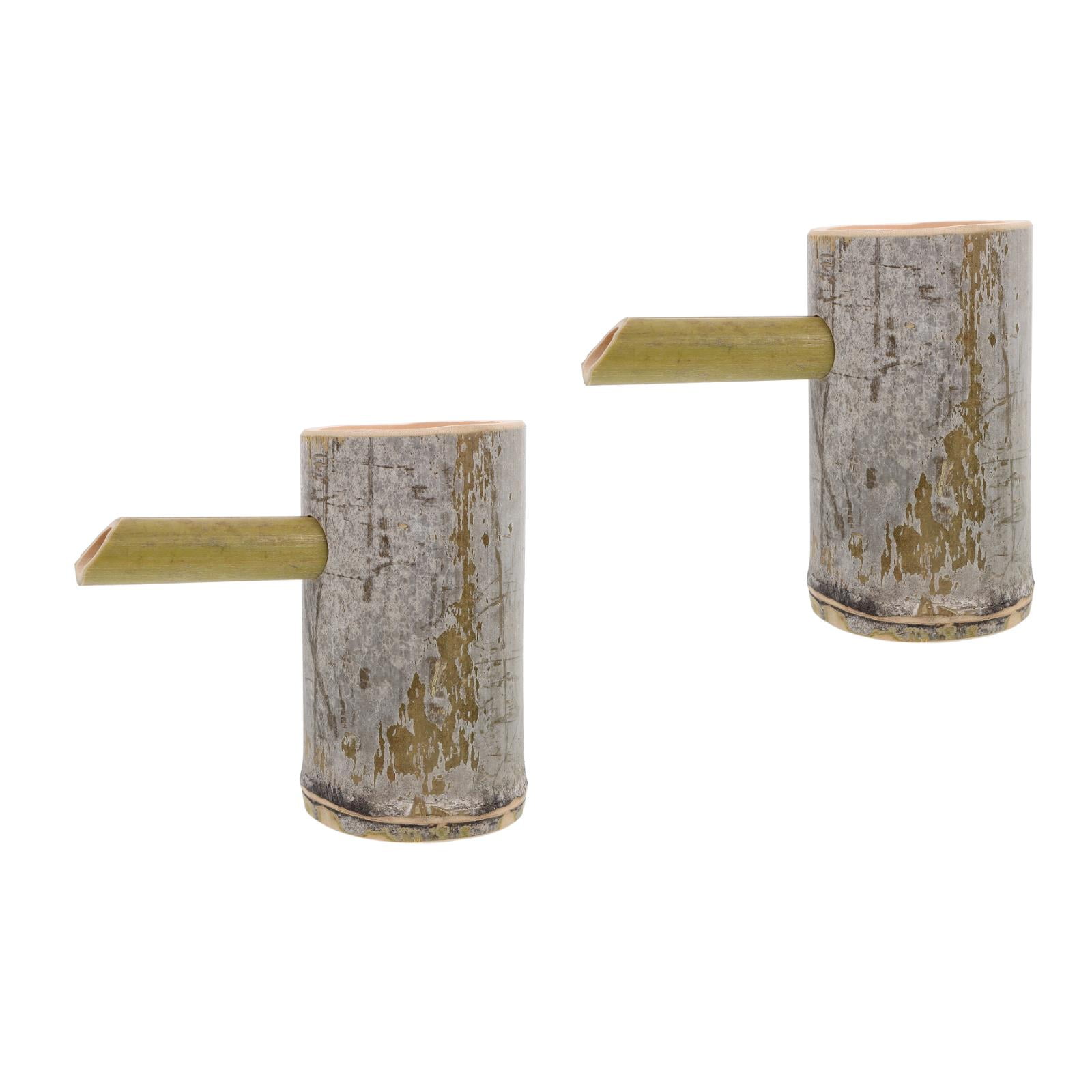 MLINS 2pcs Bamboo Fountain Spout Water Fountain Spout Indoor and ...
