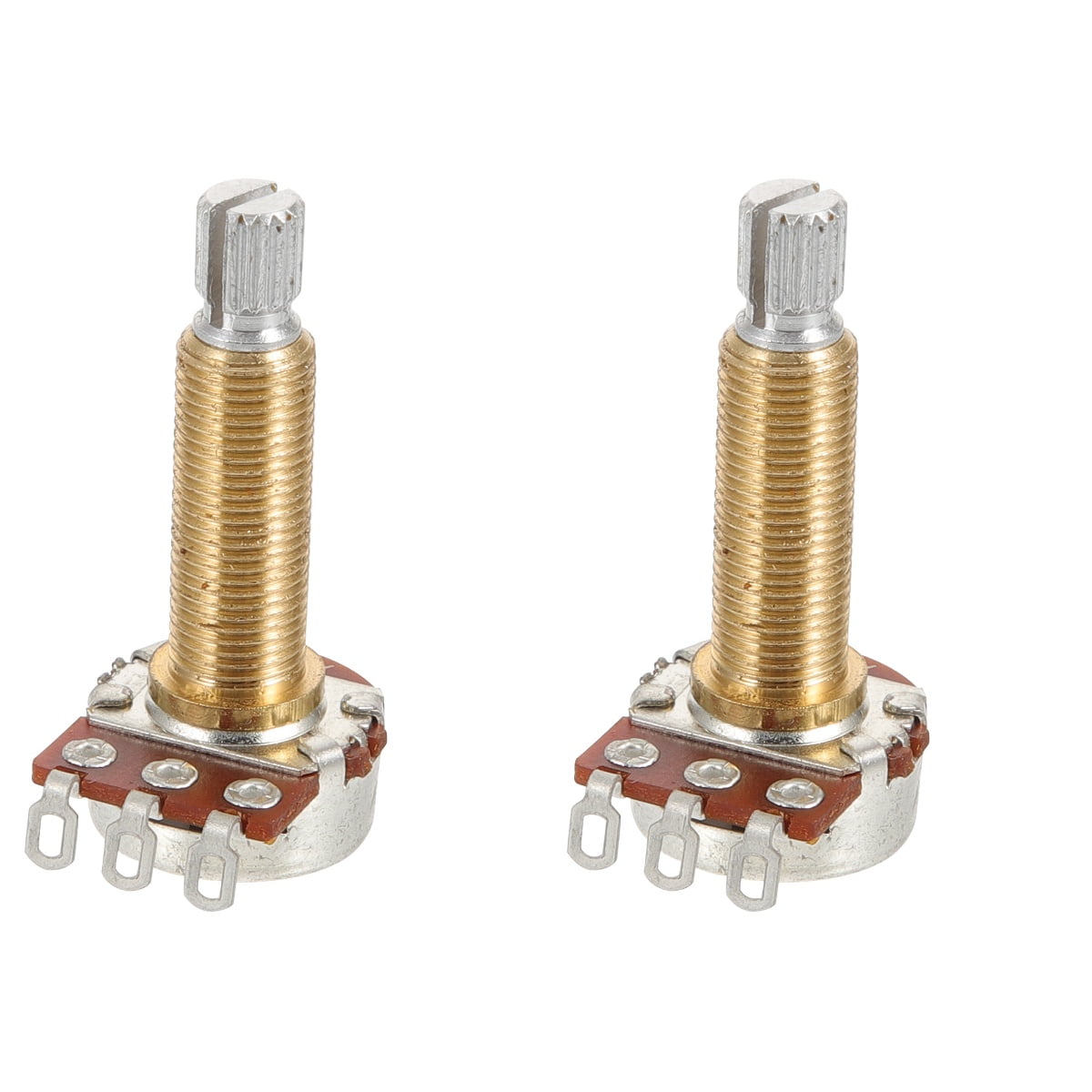 MLINS 2pcs Banjo Long Shaft Potentiometer Audio Potentiometer for Banjo ...