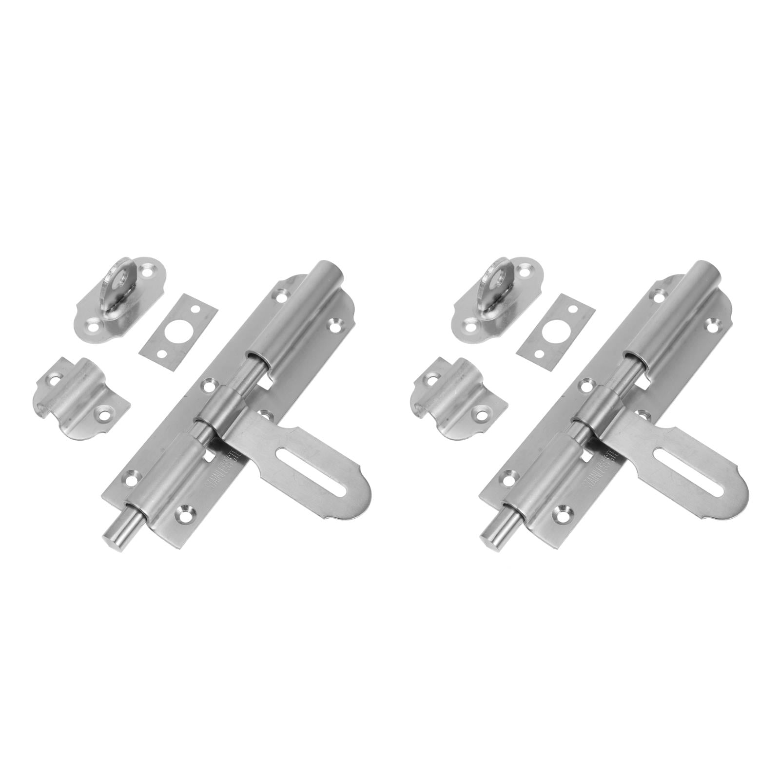 MLINS 2pcs Barrel Bolt Slide Locks Bolt Latch Slide Latch Door Lock Barrel Bolts For Door 6 Inch ...