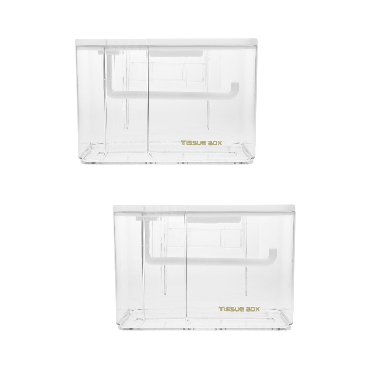 MLINS 2pcs Bathroom Wall-mounted Roll Paper Box Paper Extraction ...