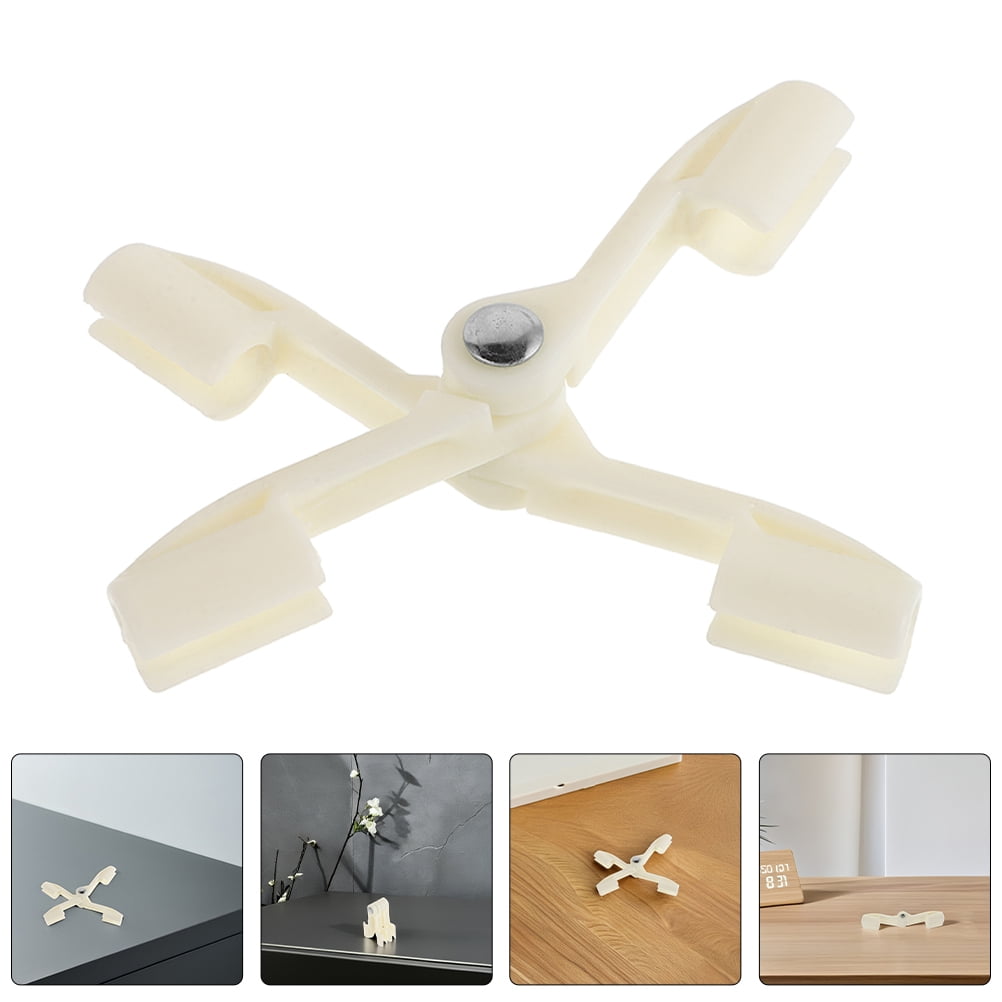 MLINS 2pcs Bed Canopy Fix Clips Foldable Netting Retainer Plastic ...