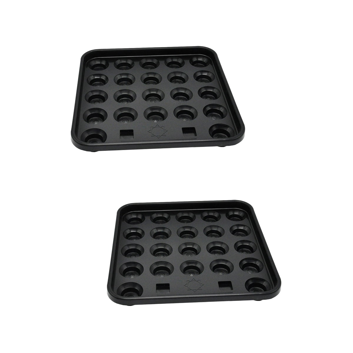 MLINS 2pcs Billiard Pool Ball Tray Ball Carrying Tray Plastic Snooker ...