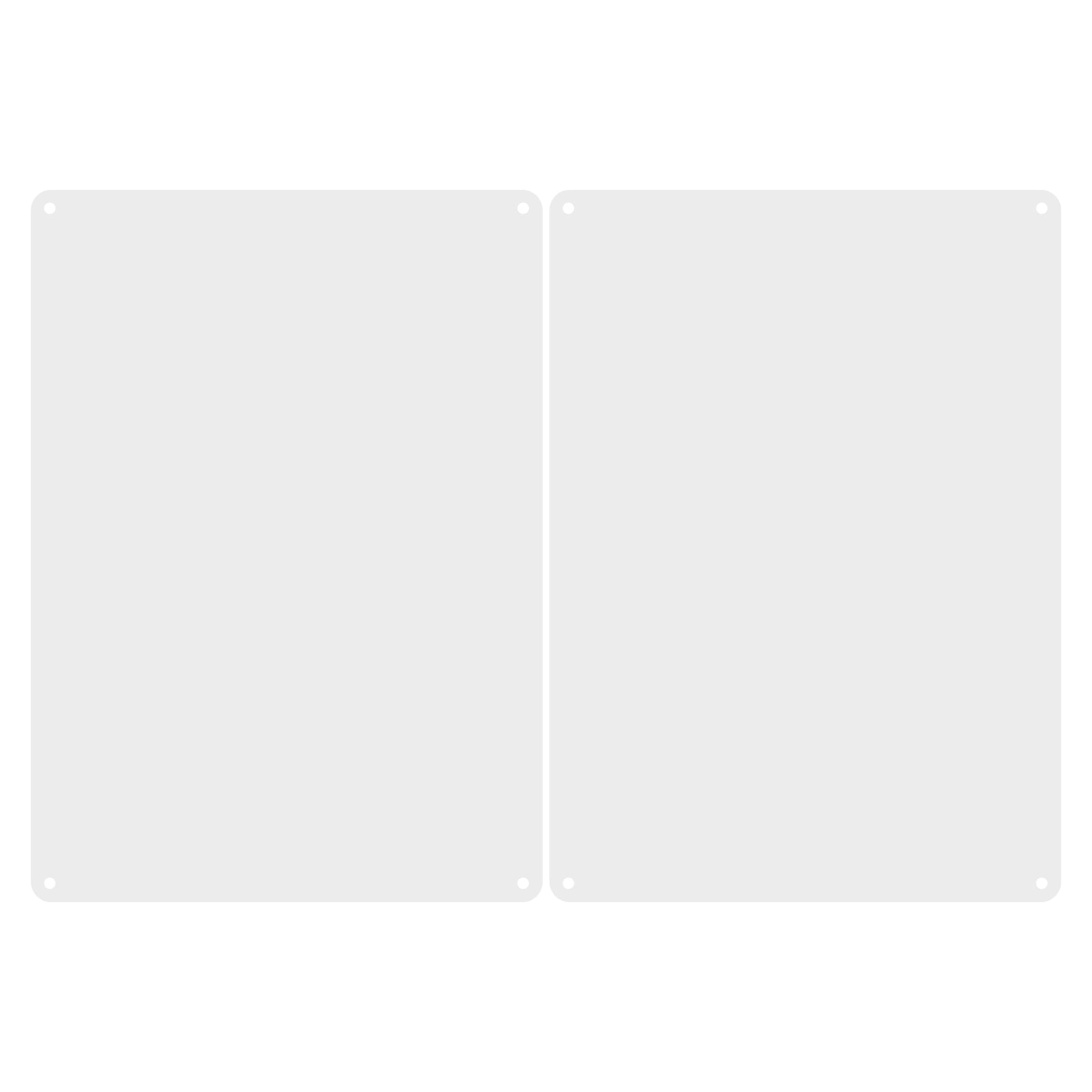 MLINS 2pcs Blank Metal SignsBlank Aluminum Sign Waterproof Metal Sign ...