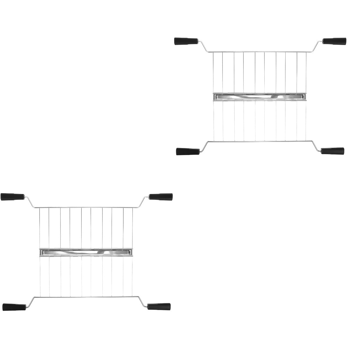 MLINS 2pcs Bread Warming Rack Sandwich Rack Bread Slice Holder ...