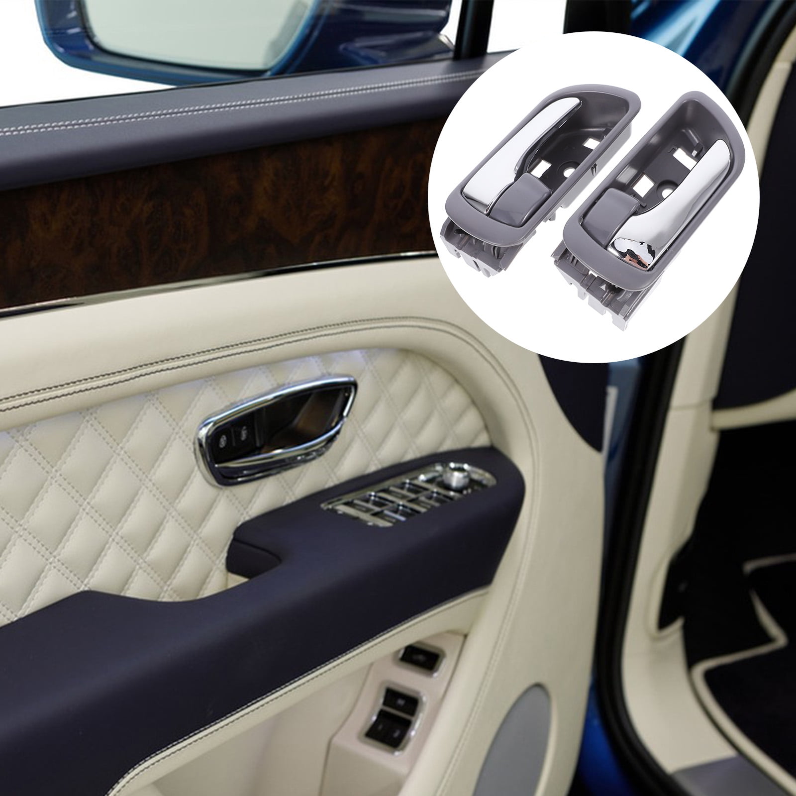 MLINS 2pcs Car Interior Door Handles Replacement Car Grab Grip Interior ...