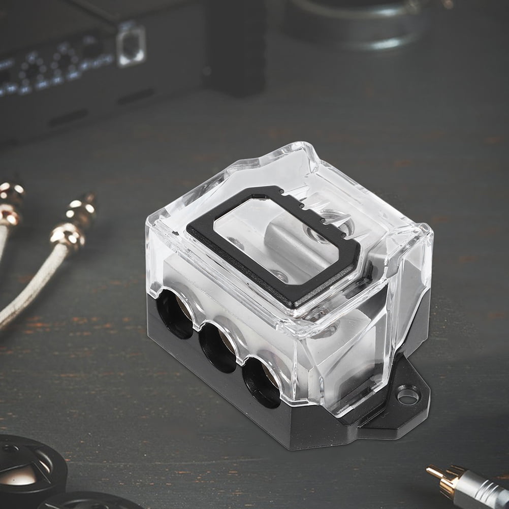 MLINS 2pcs Car Power Management Blocks 3 Way Ground Distribution Block ...