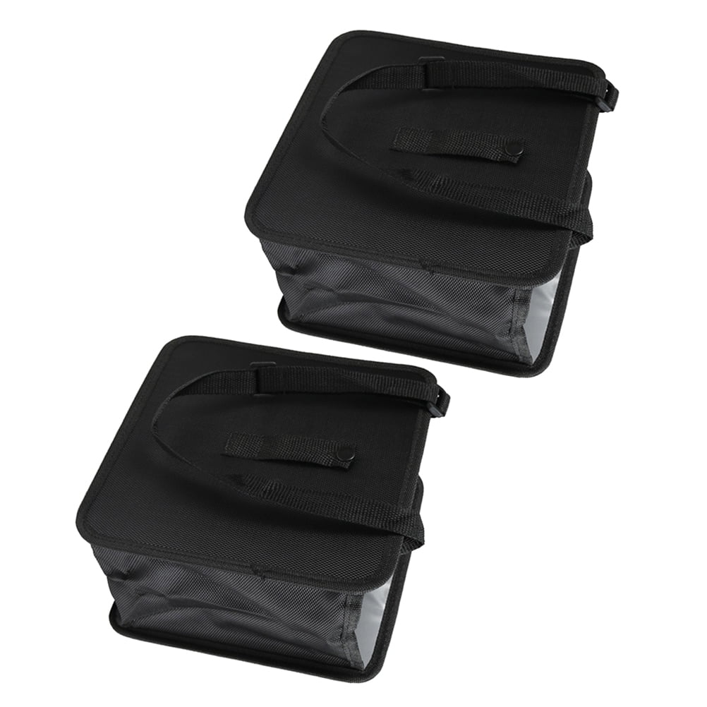 MLINS 2pcs Car Seat Organizers Foldable Trash Can Car Storage Organizer Hanging Car Organizer ...