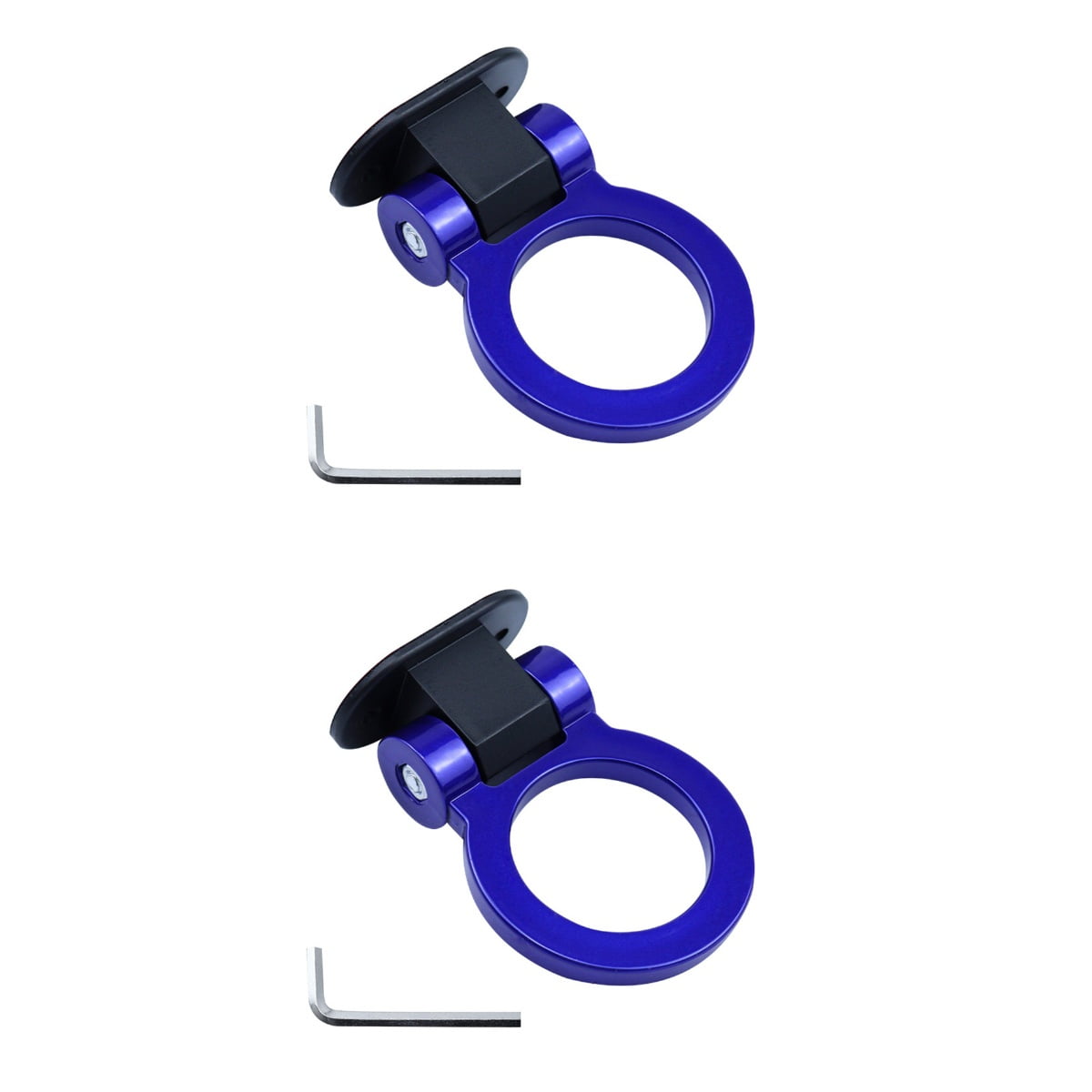 MLINS 2pcs Car Sticker Adorn Simulation Trailer Tow Hook Car Styling ...