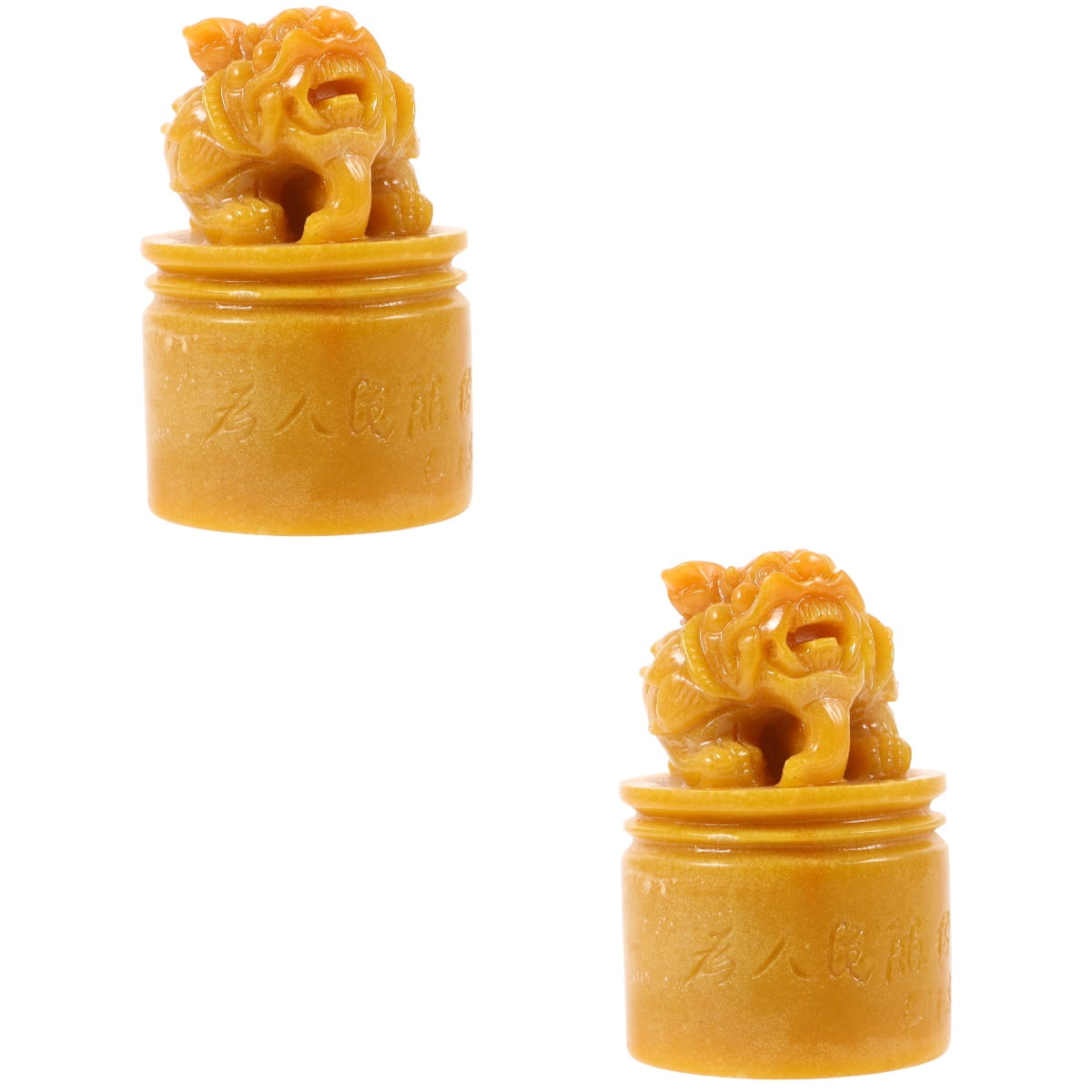 MLINS 2pcs Chinese Seal Stone Blank Stone Stamp for Painting ...