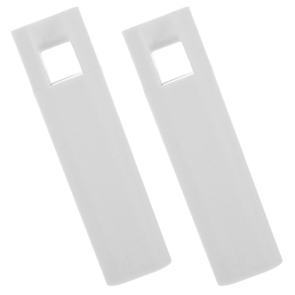 FOMIYES Blind Pull Cord Knobs White 2Set 3.3x0.9x0.9In Plastic ...