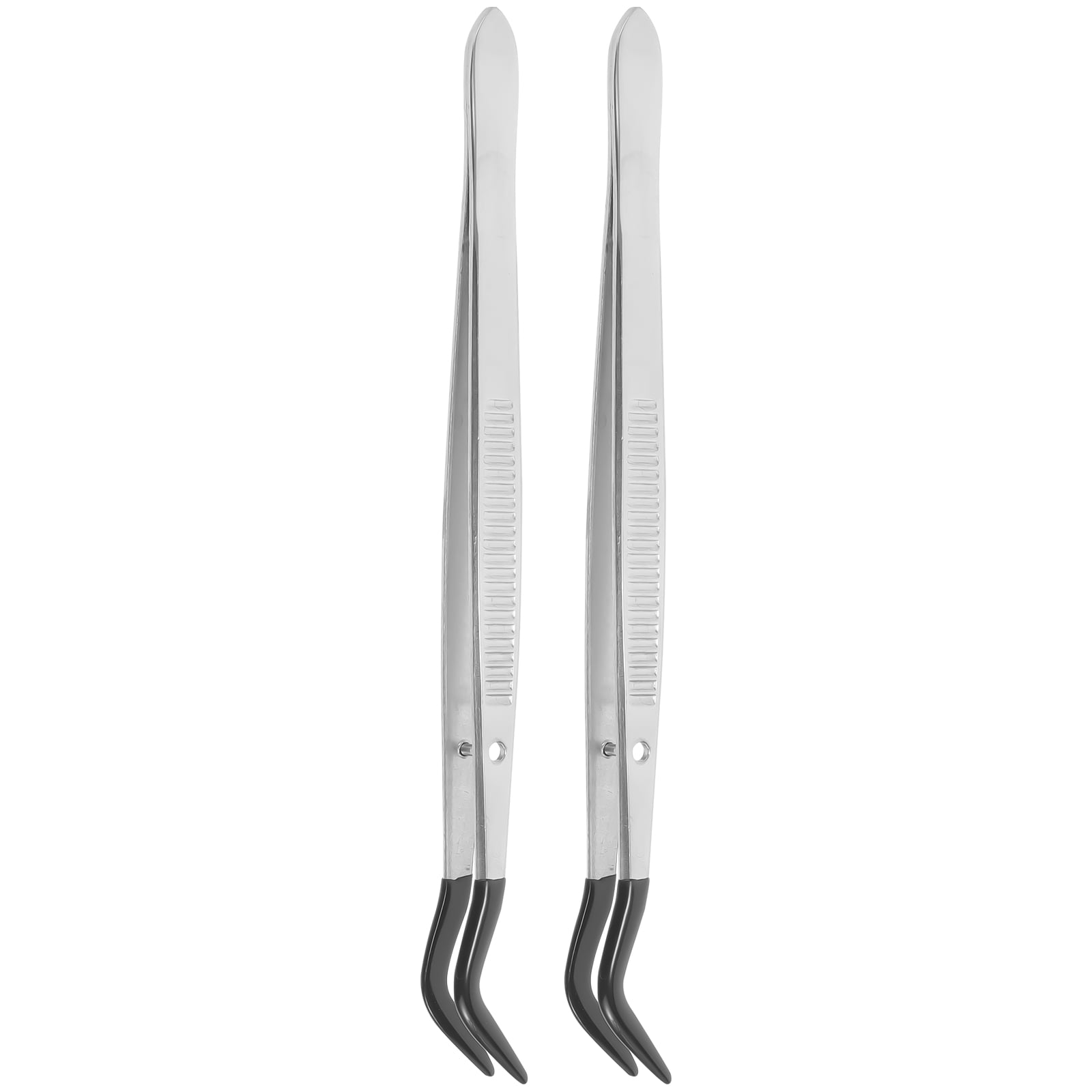 MLINS 2pcs Craft Tweezers Precision Tweezers Curved Tip Multipurpose ...