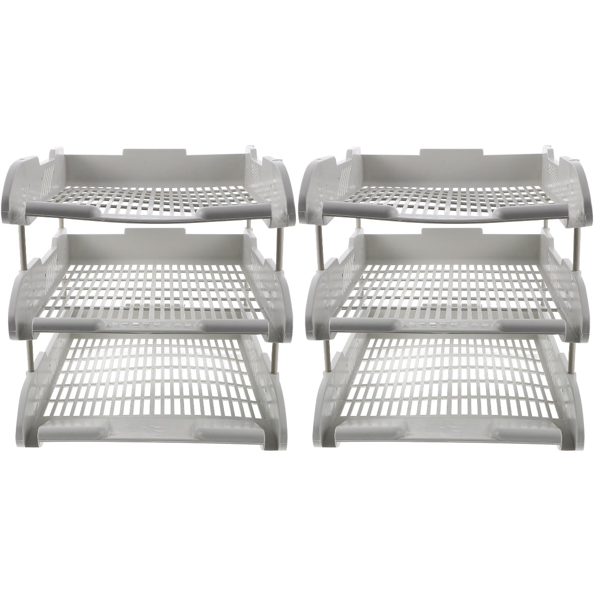 MLINS 2pcs Desktop Organizer Document Letter Tray Office File Paper ...