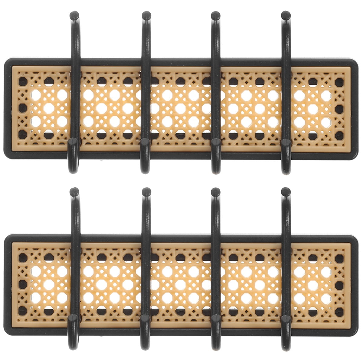 MLINS 2pcs Doll House Mini Clothing Hanger Hook Mini House Hanger Model ...