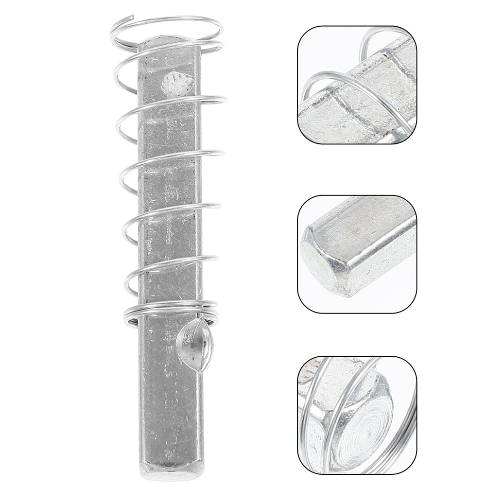 2pcs Door Handle Spindle Bars Spring Spindles Made of Stainless Steel for Home Use Silver Color ...