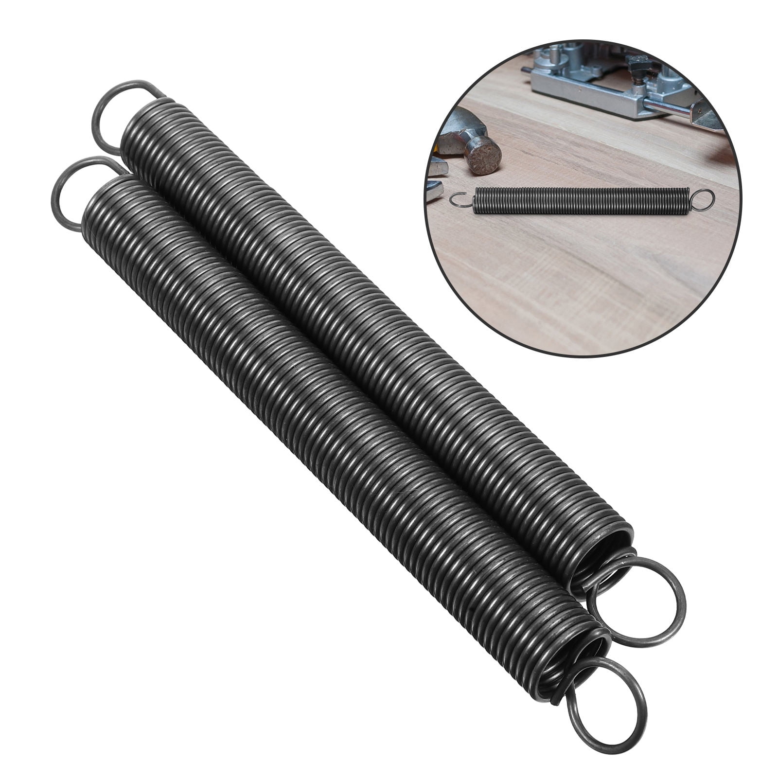 MLINS 2pcs Double Hook Tension Springs Small Extension Springs Heavy ...