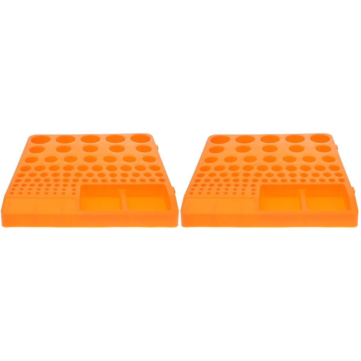 MLINS 2pcs Drill Bit Plastic Storage Rack Drill Bit Organizer 80-hole ...