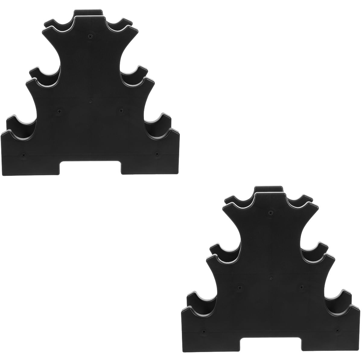 MLINS 2pcs Dumbbell Storage Rack Dumbbell Stand Plastic Heavy Duty ...