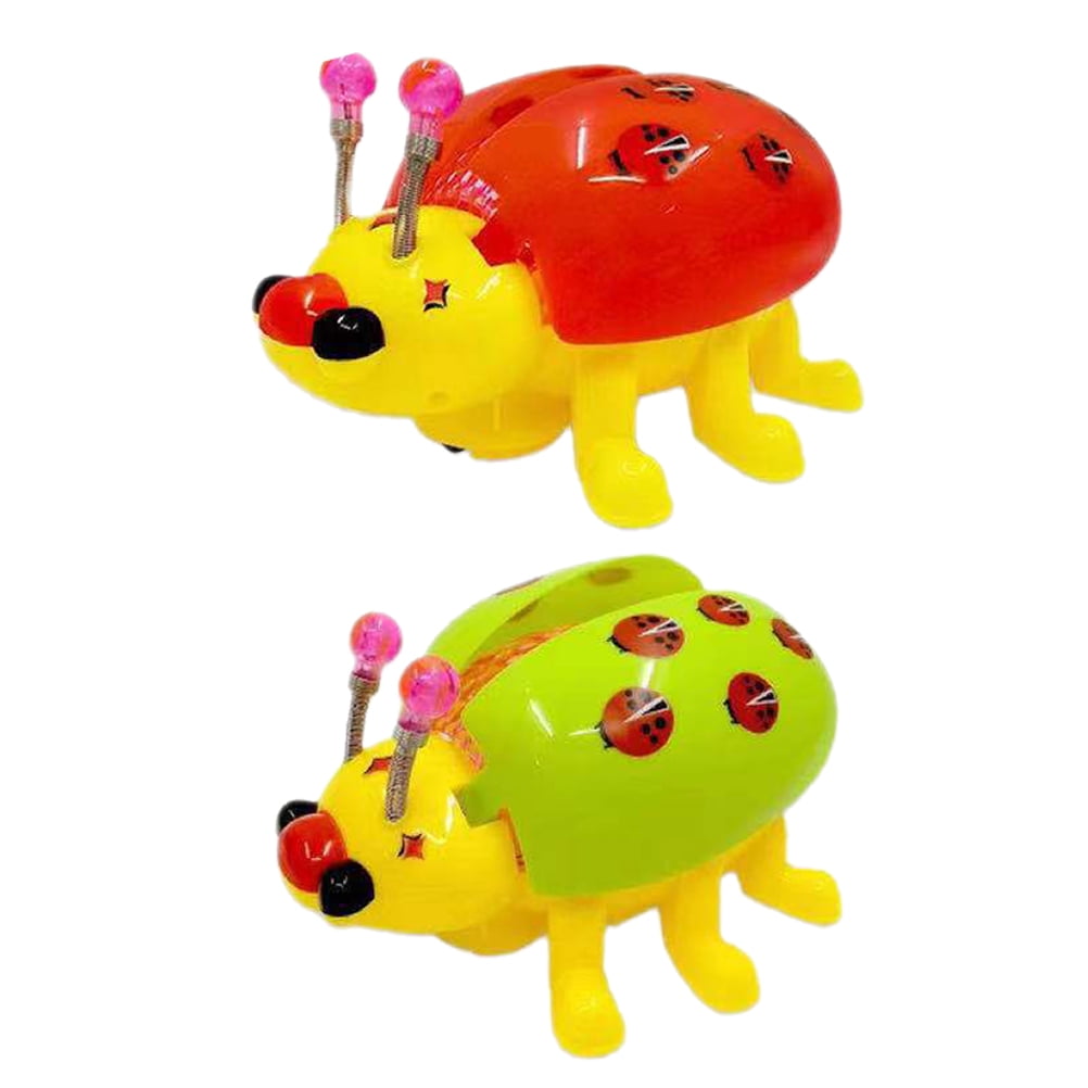 MLINS 2pcs Electric Music and Light Ladybird-shaped Toys Electric ...