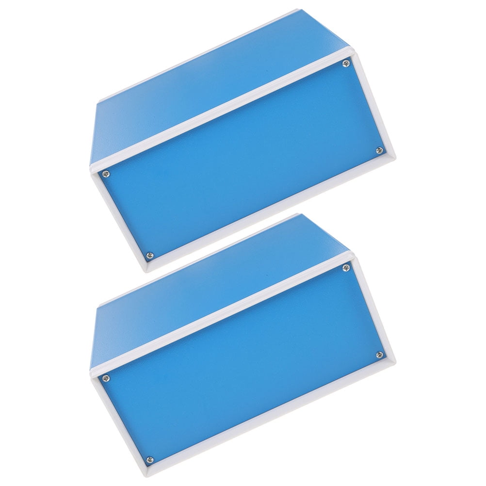 MLINS 2pcs Electronic Project Enclosure Case Metal Junction Box Housing ...