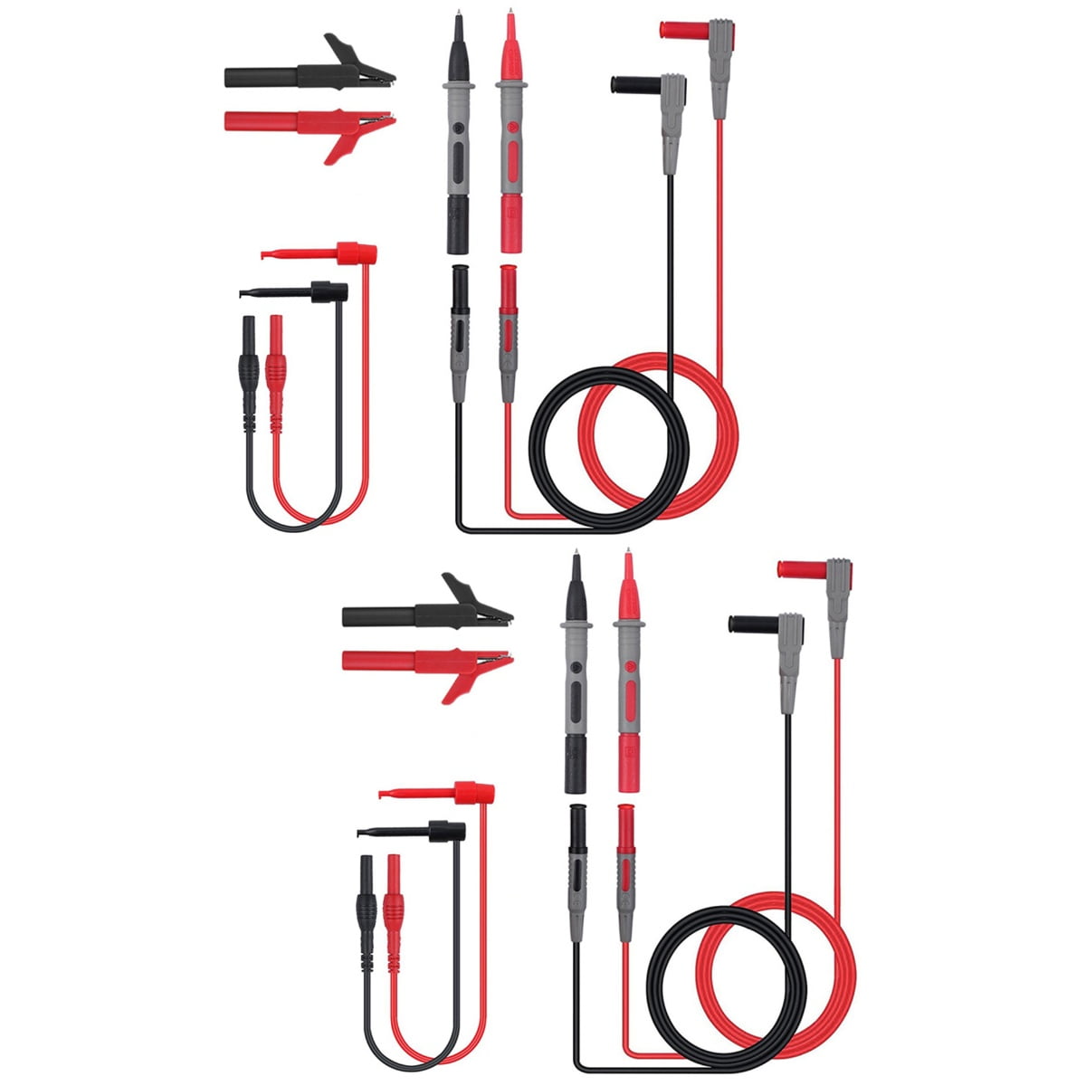 MLINS 2pcs Electronic Test Leads Kit Digital Multimeter Leads Car ...